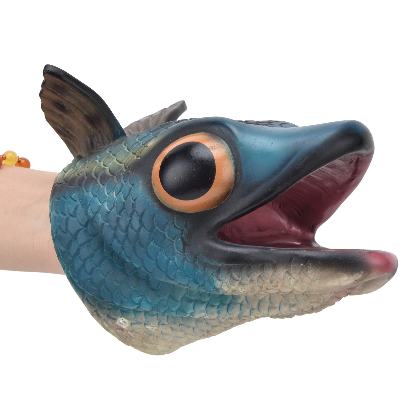 Fish Puppet Fish Head Puppet Animal Hand Puppet Hand Puppet Toys Fish ...