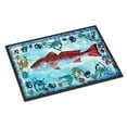 Fish Red Fish Door Mat 8087 Doormat - Walmart.com
