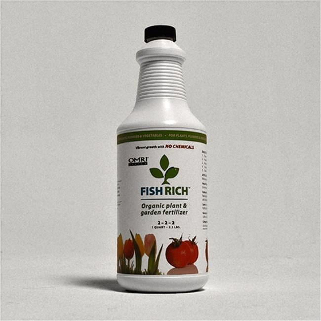 Fish Rich 10793573095265 Fish Rich Organic Fertilizer 2-2-2 -1 Qt ...
