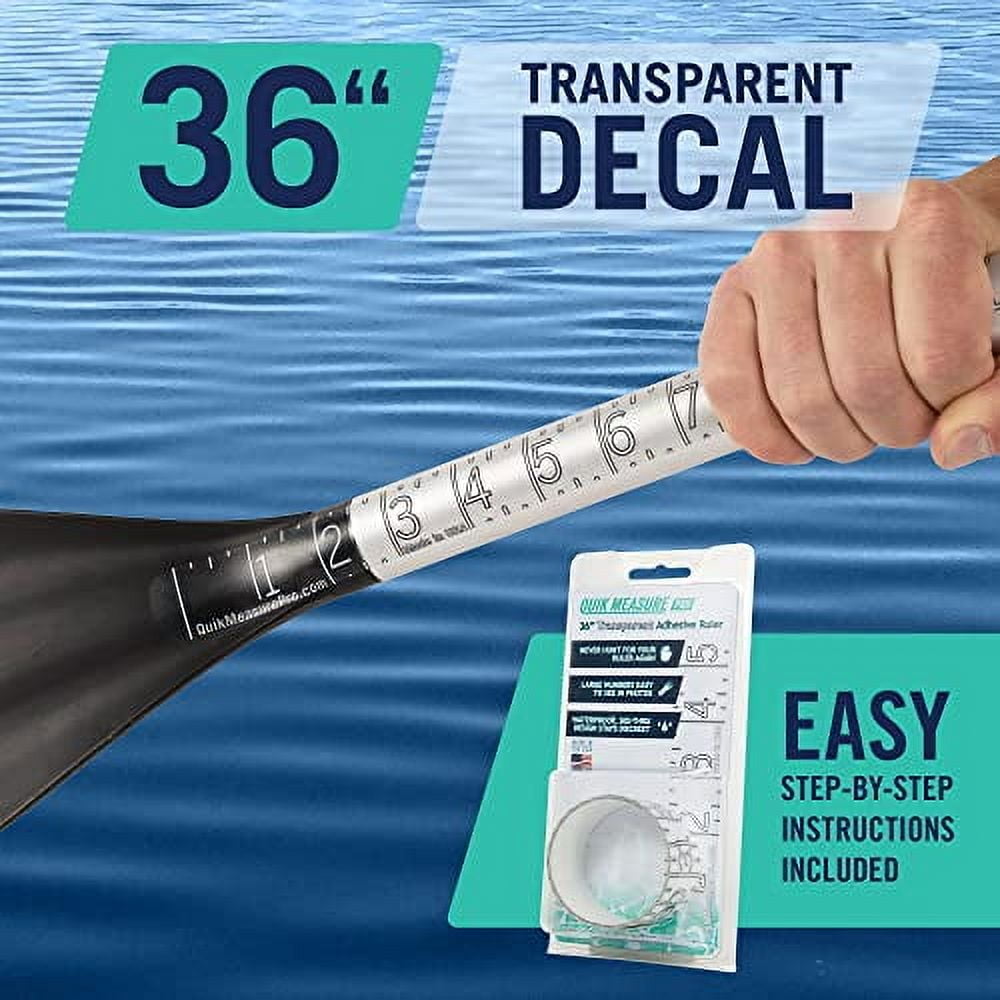Fish Rulers - 36" Boat Ruler Fish Measuring Sticker - Transparent ...