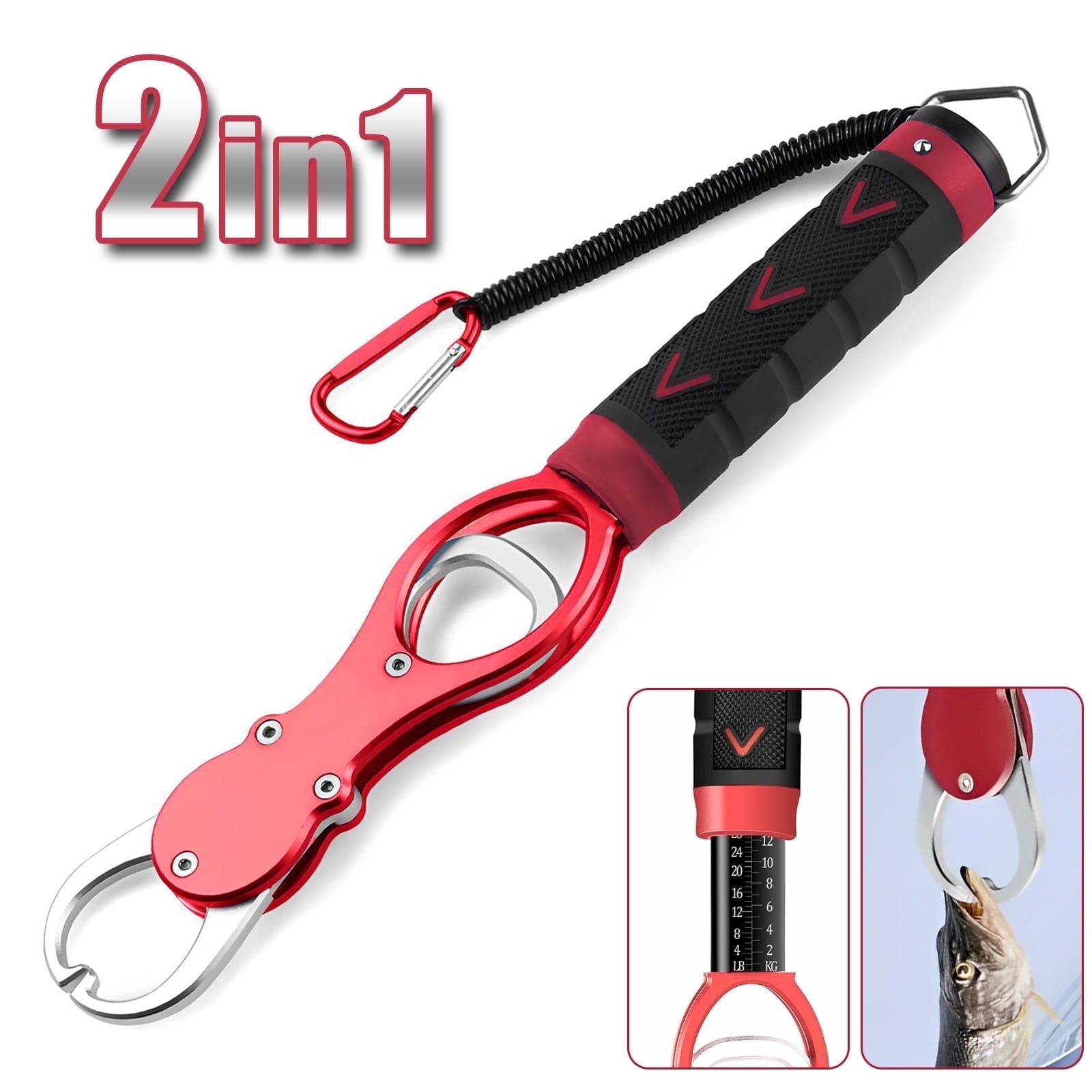 Fish Scale Grip, Fish Lip Gripper with Scale, Fatomal Fish Weighing ...