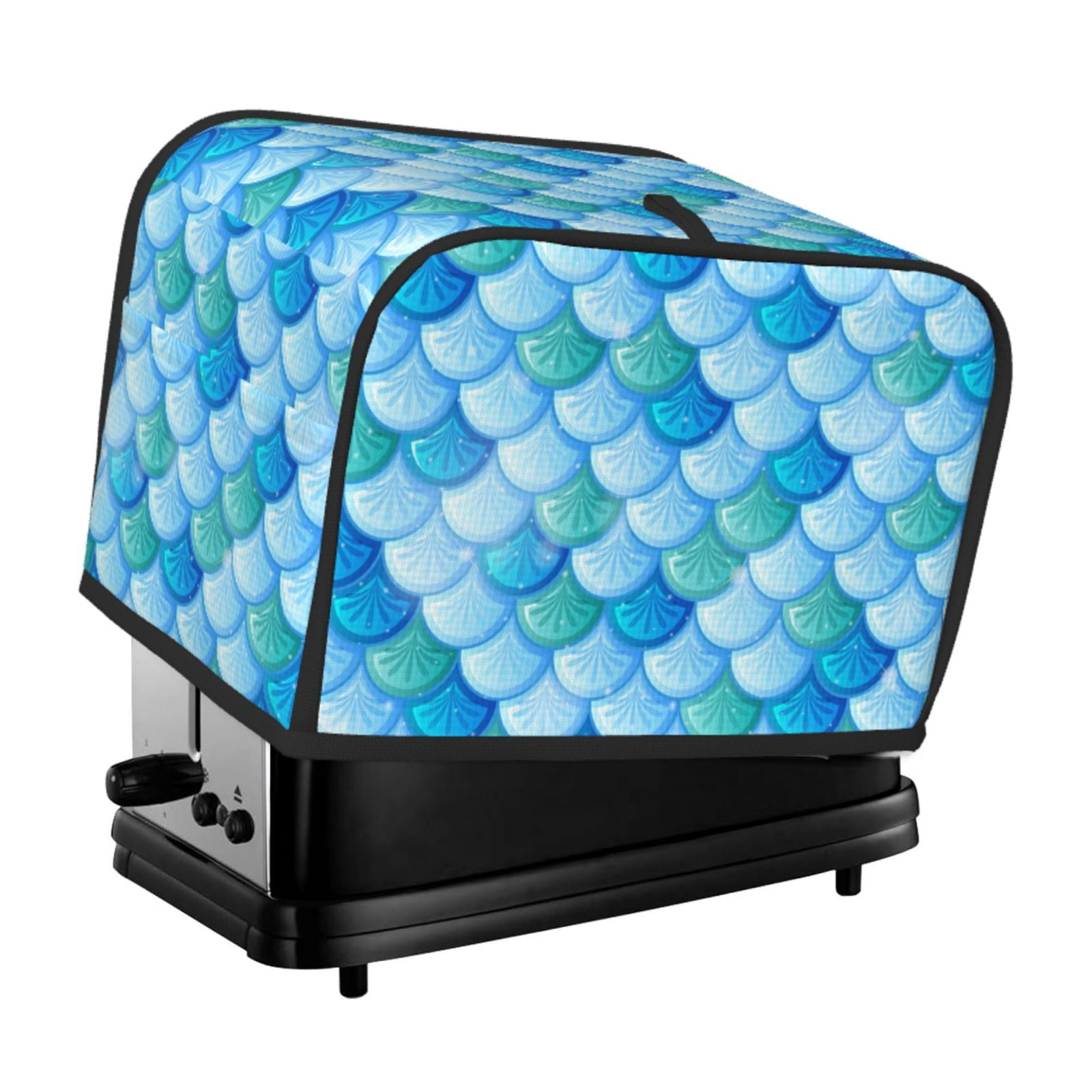 Fish Scale Pattern 2 Slice Toaster Cover Bread Maker Dust Protective ...