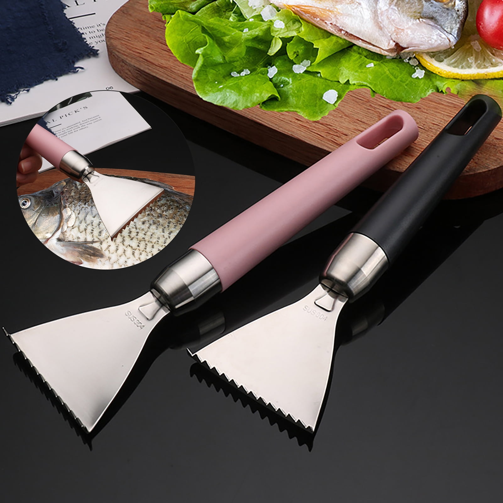 Fish Scale Scraper Comfortable Grip Labor-saving Fish Skin Scale ...