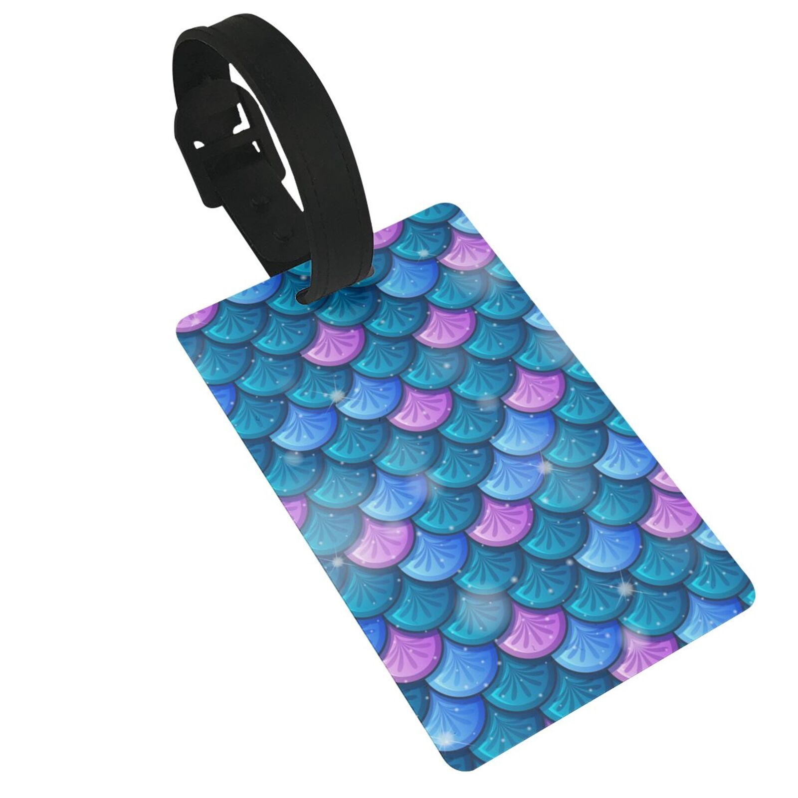 Fish Scale Sea Skin Luggage Tags Suitcases ID Baggage Identifier Card ...