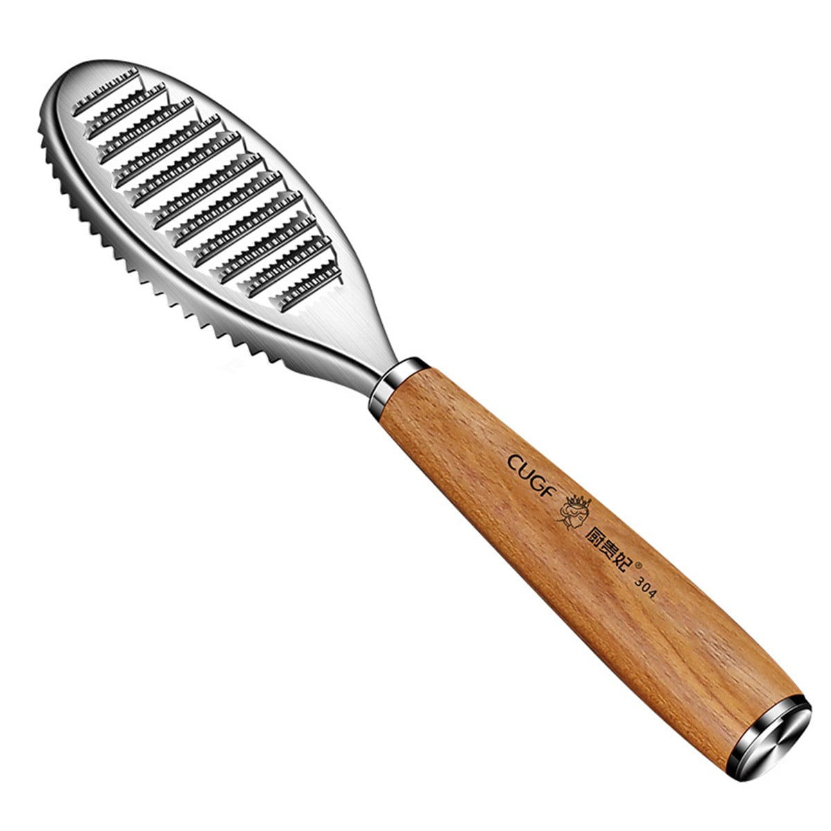 Fish Scaler Brush Fish Scaler Remover with Stainless Steel Sawtooth ...