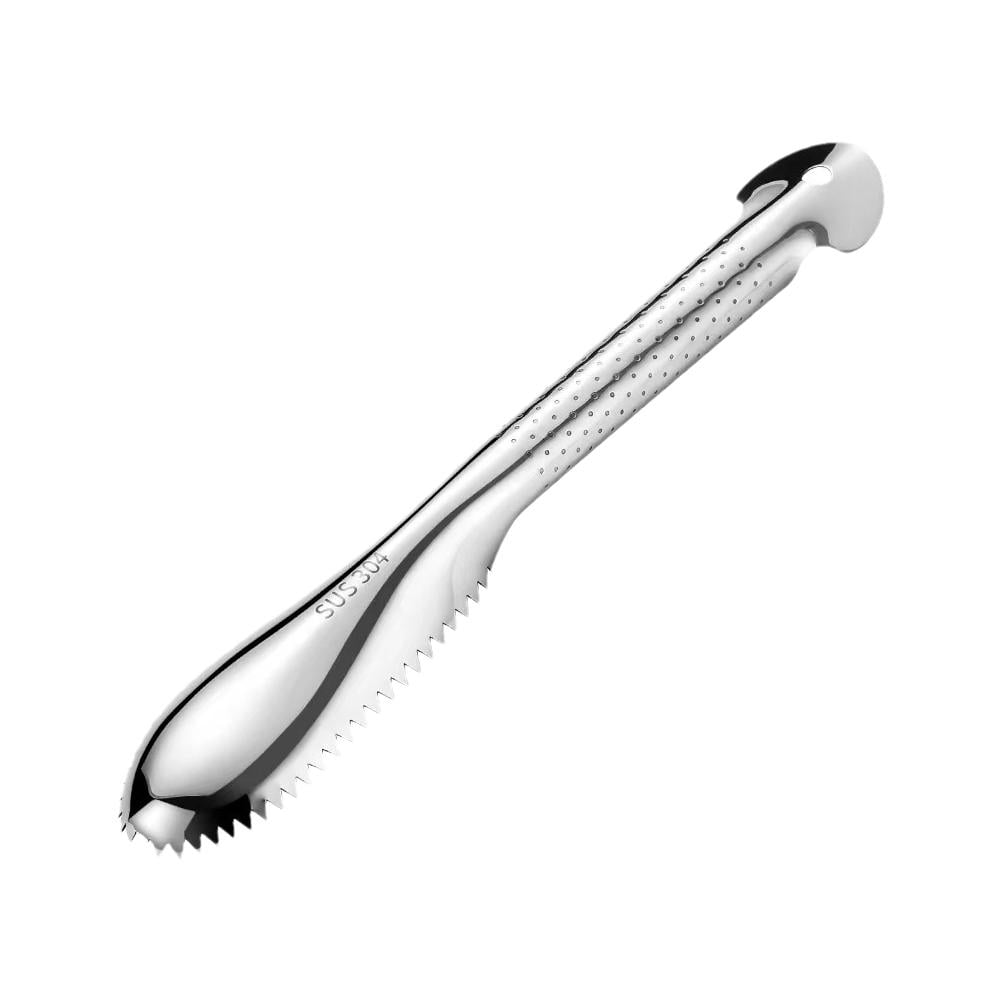 Fish Scaler Stainless Steel Fish Scaler Remover Sawtooth Fish Descaler ...