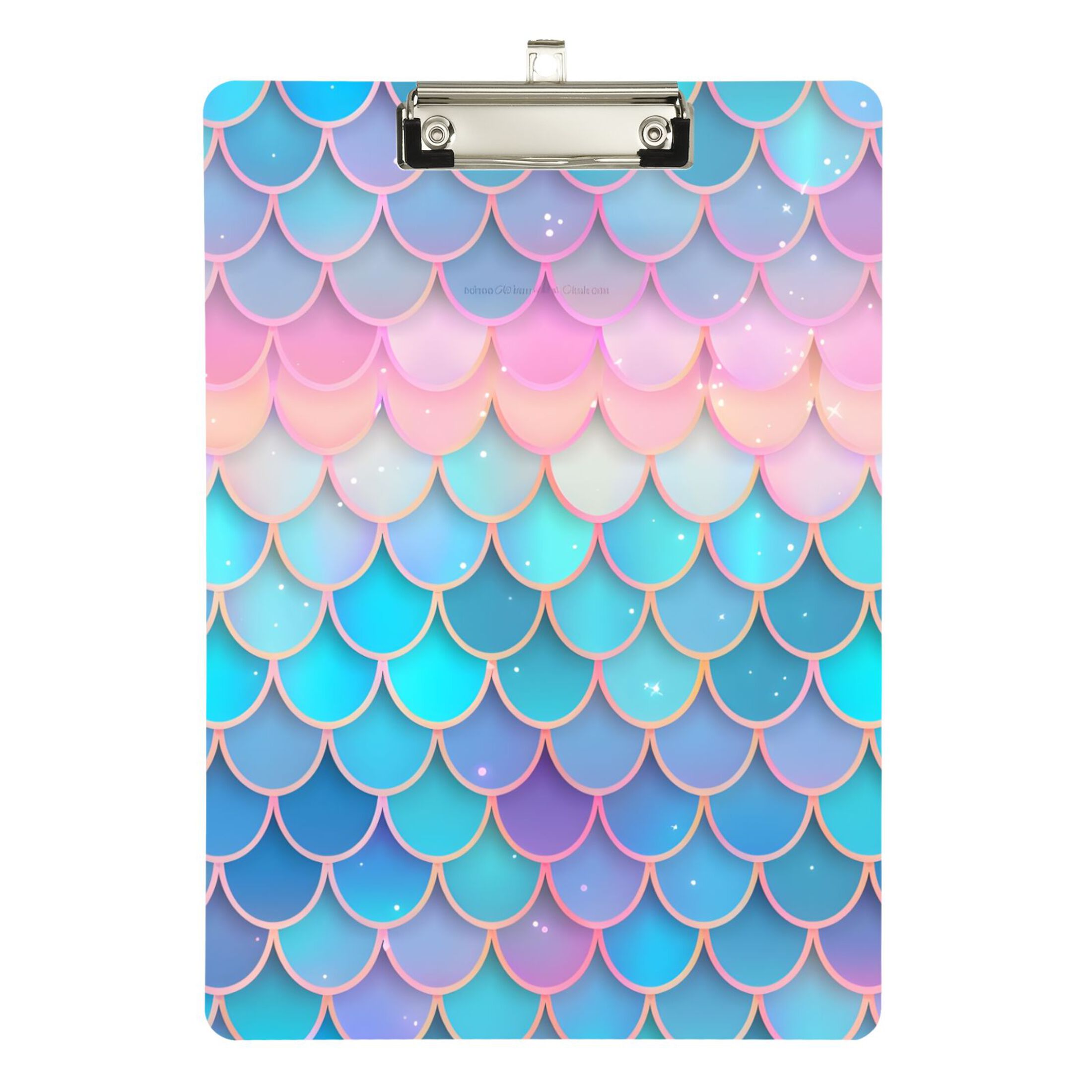 Fish Scales Dreamy Color Acrylic Clipboard Drawing Board Clipboard with ...