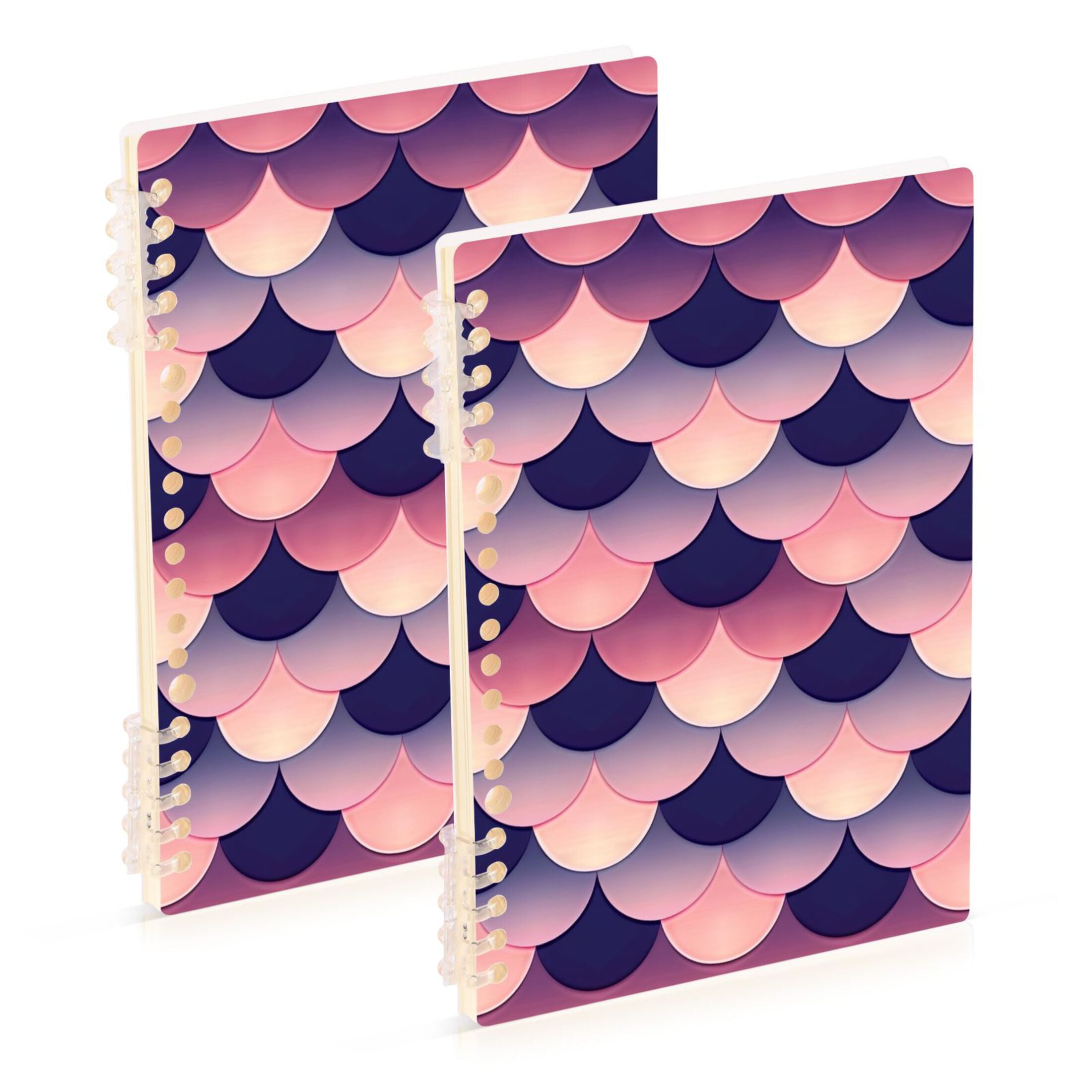 Fish Scales Ring Binder Notebook Journey Note Diary College Ruled ...