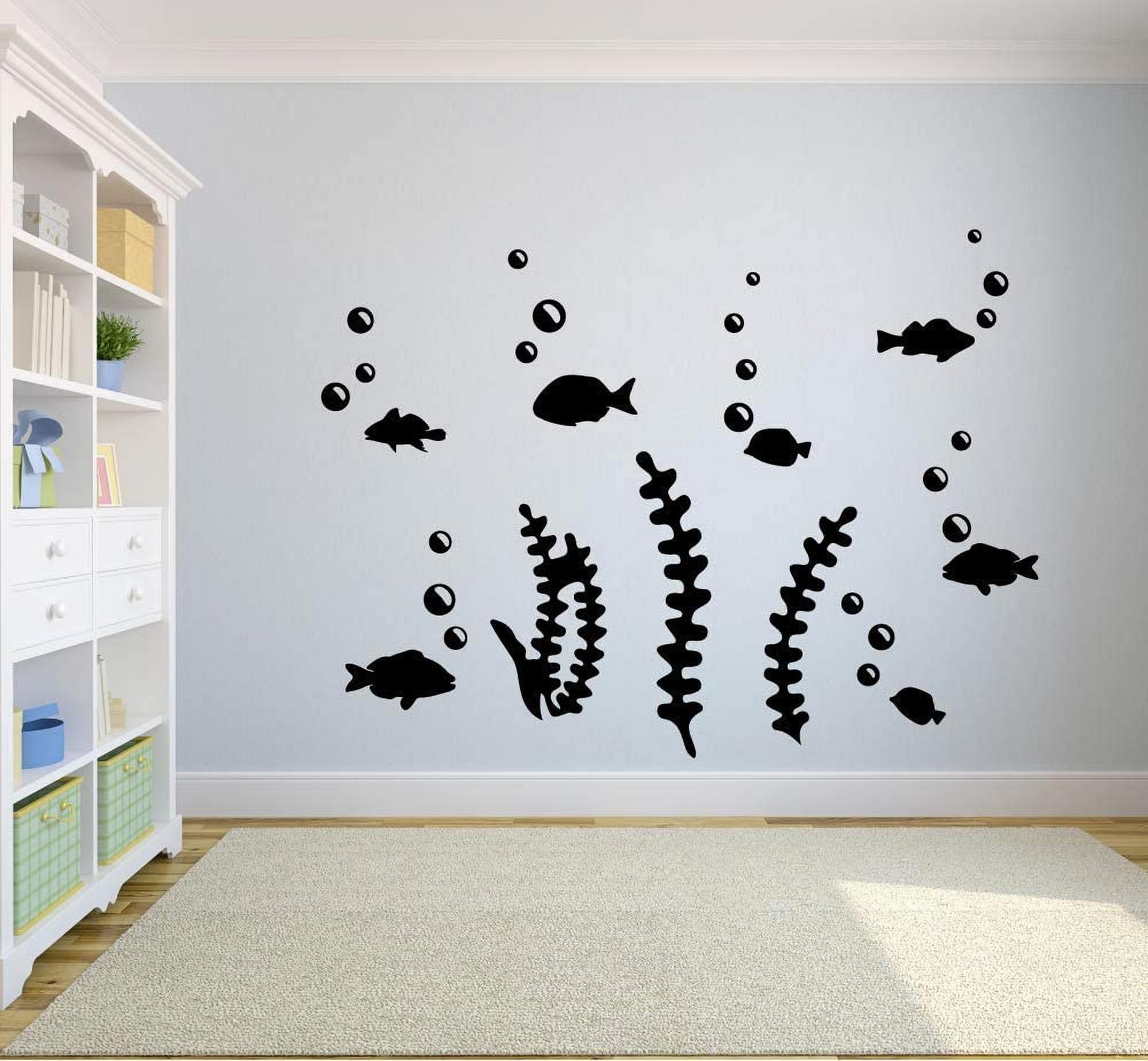 Fish Sea Ocean Underwater Water Animal Cartoon Wall Sticker Art Decal ...