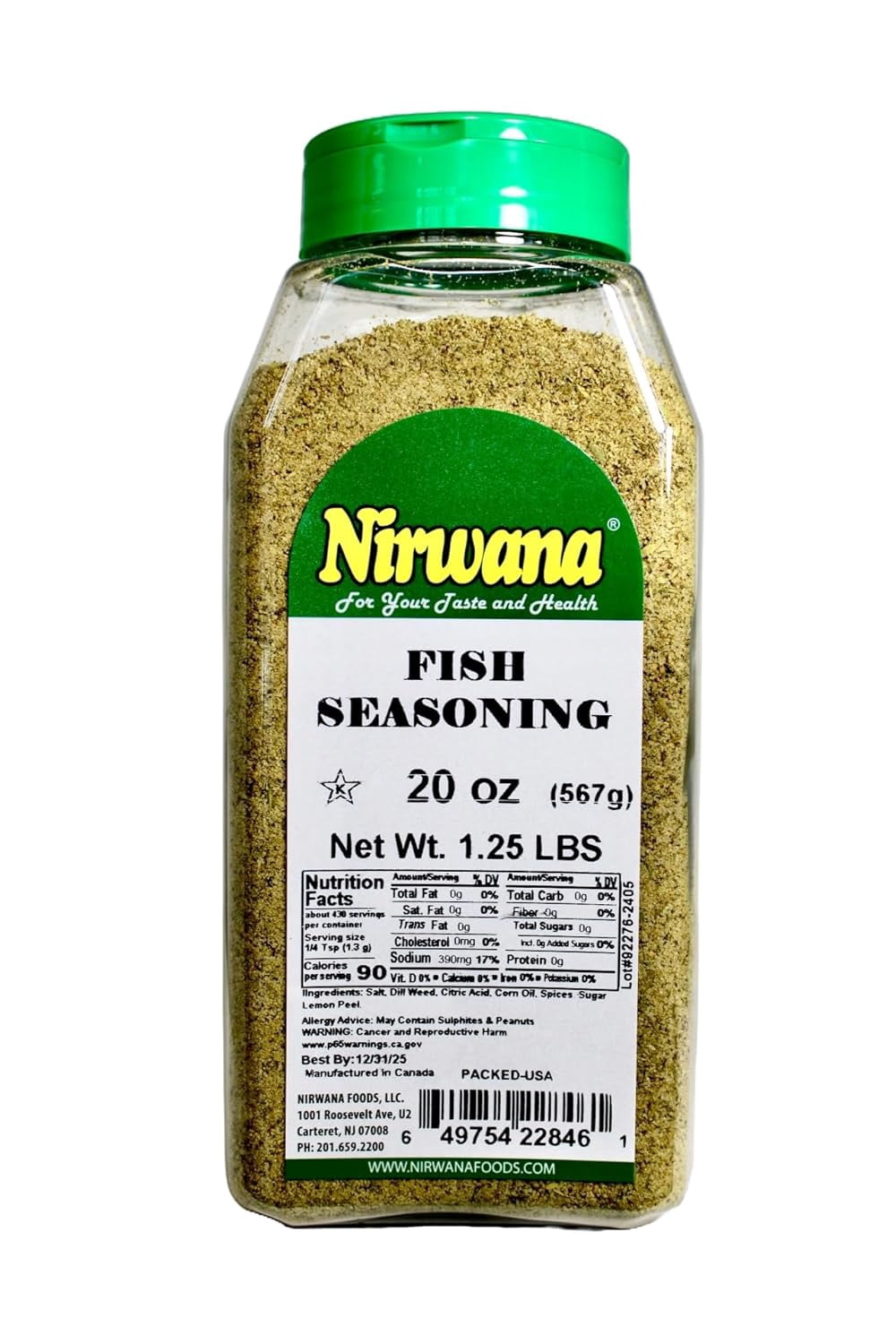Fish Seasoning Blend | Herb jars for food distributors - Walmart ...