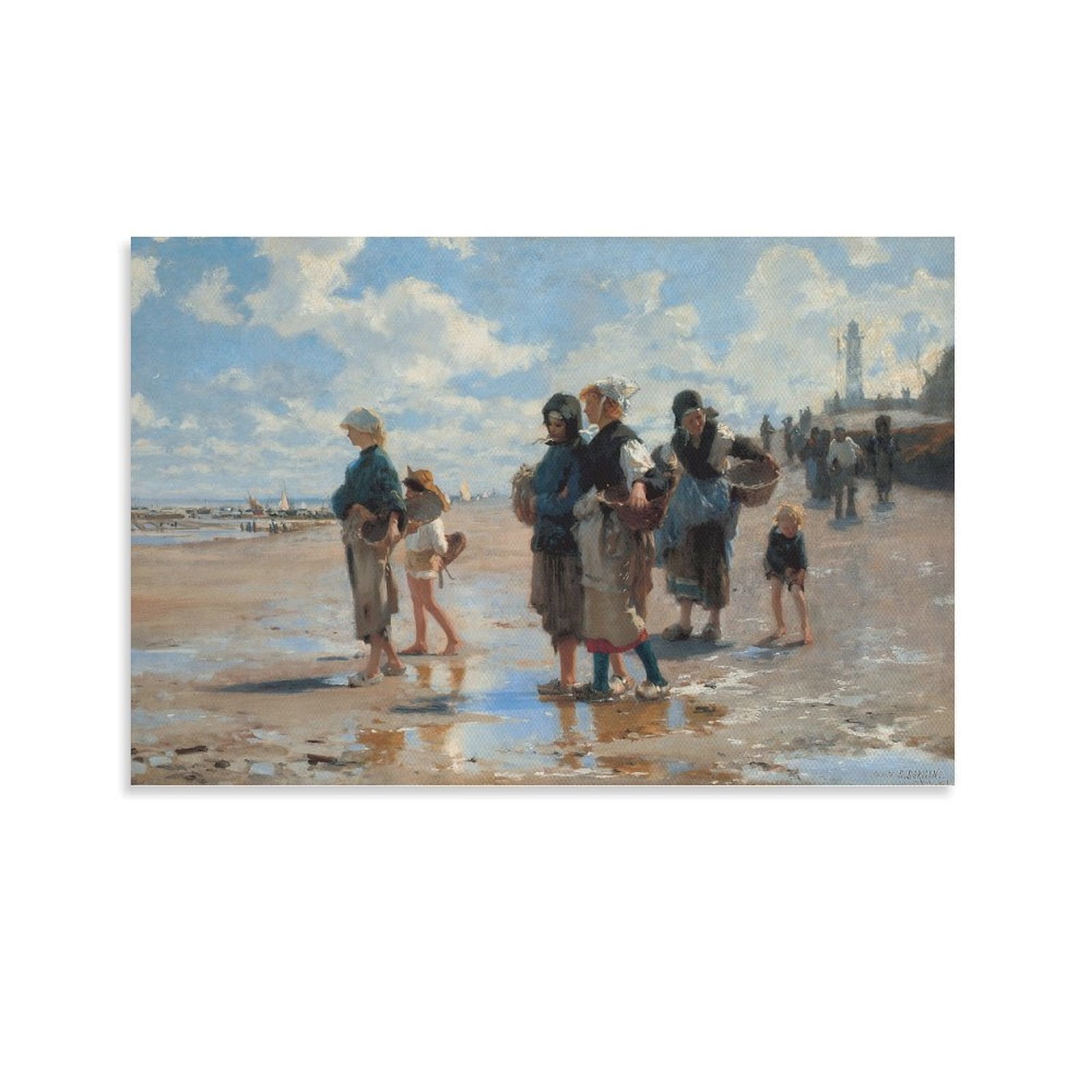 Off to Fish, Or Setting Out to Fish Prints By John Singer Sargent ...