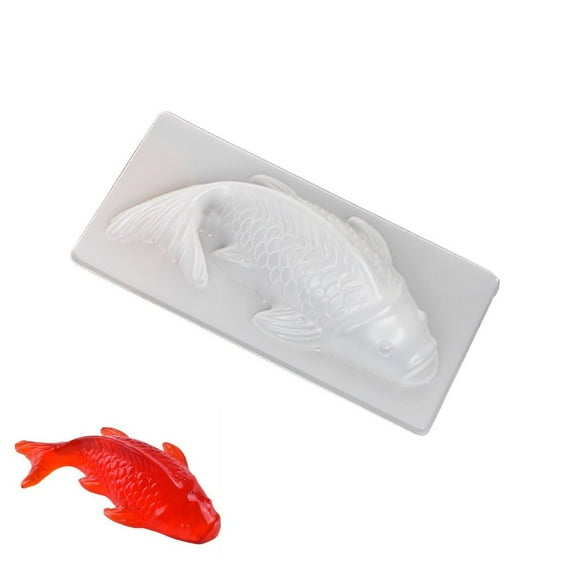 Fish Shaped Jelly Molds PP Plastic Tool, for Baking Rice Cake Candy ...