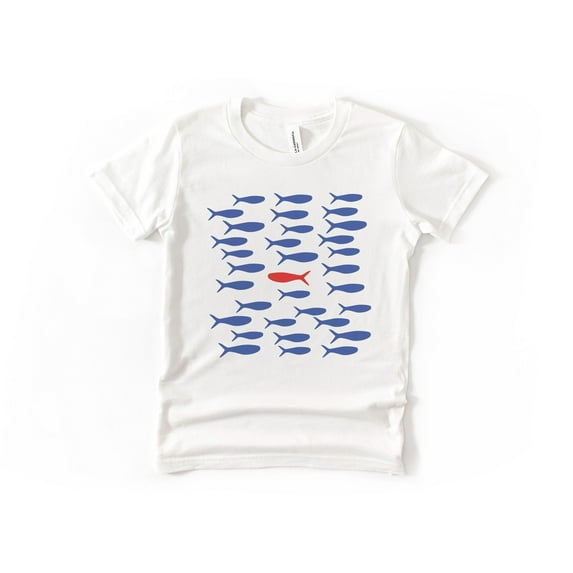 Fish Shirt s Sardine Shirt, Cute Fish Shirt, Fisherman Aesthetic, Red ...