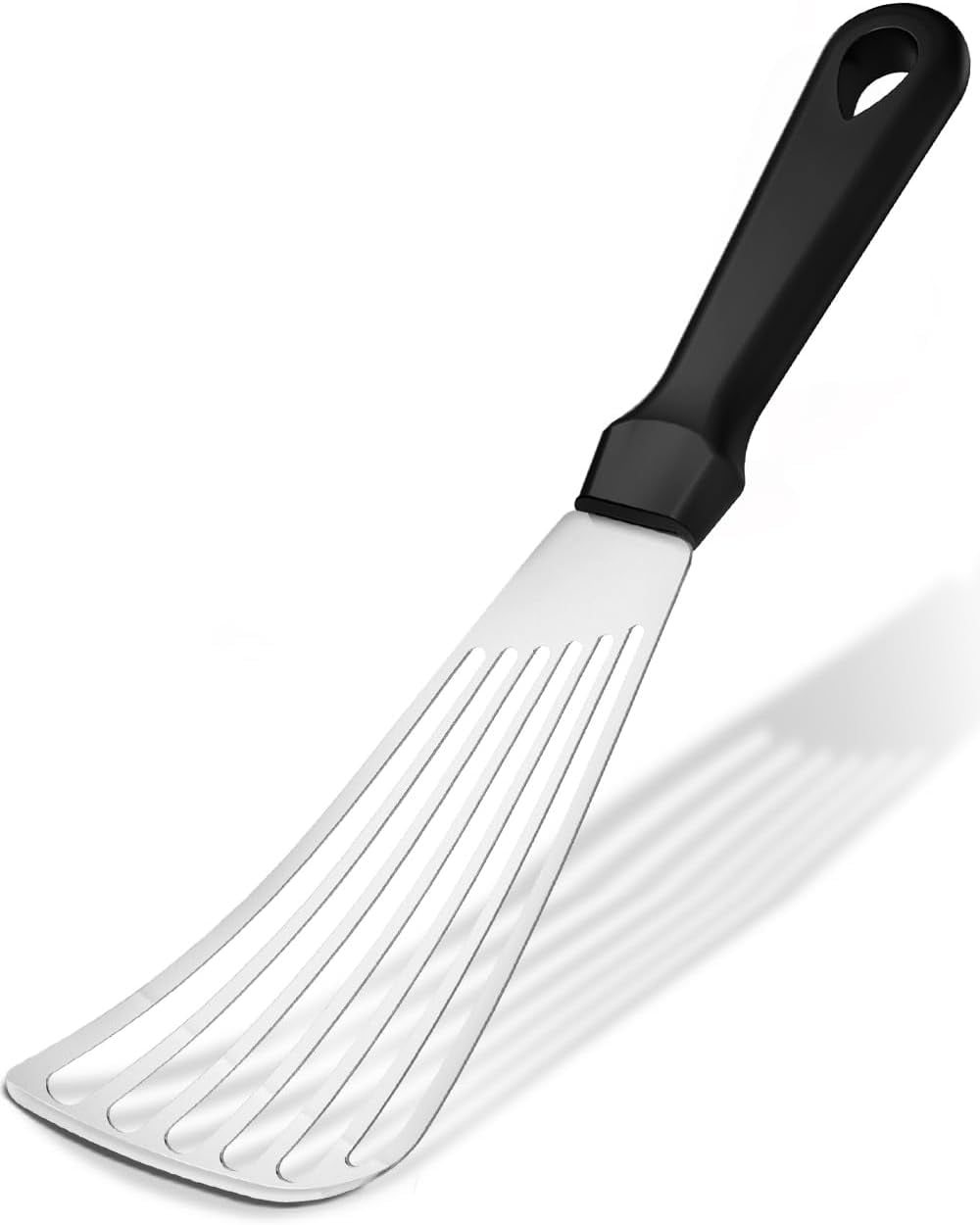 Fish Spatula 18/8 Stainless Steel, Thin Long Flexible 12.5-in Metal ...