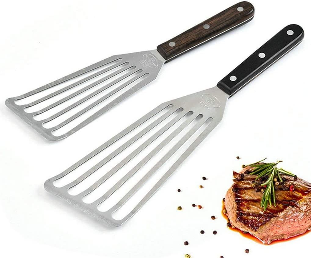 Fish Spatula, 2 pieces (11 inches and 12.5 inches), professional fish ...