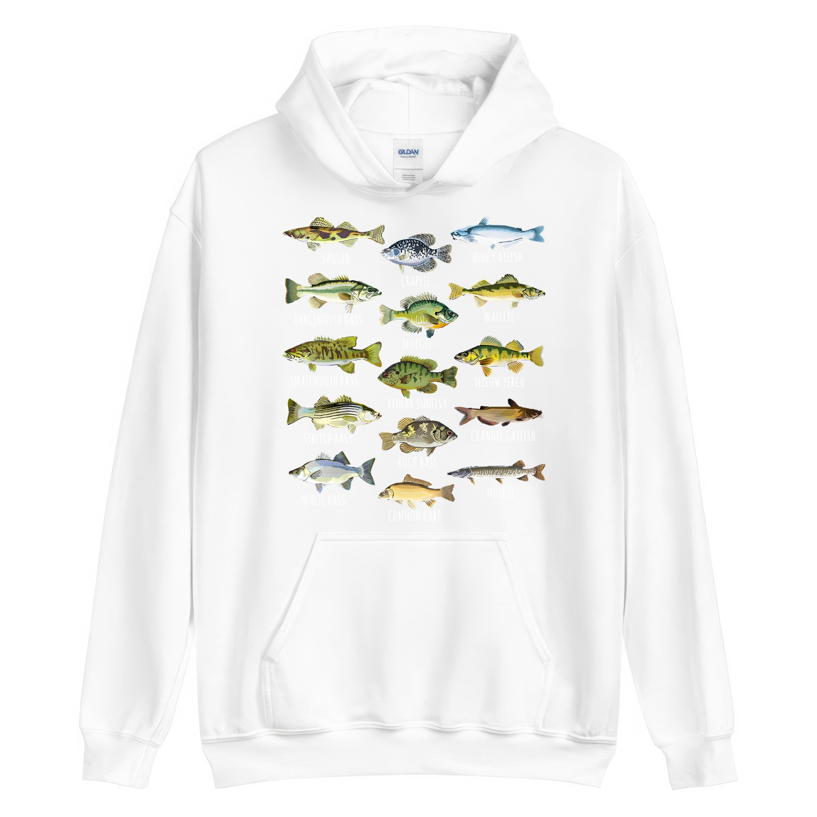 Fish Species Biology Types Of Freshwater Fish Fishing Gift Unisex T ...