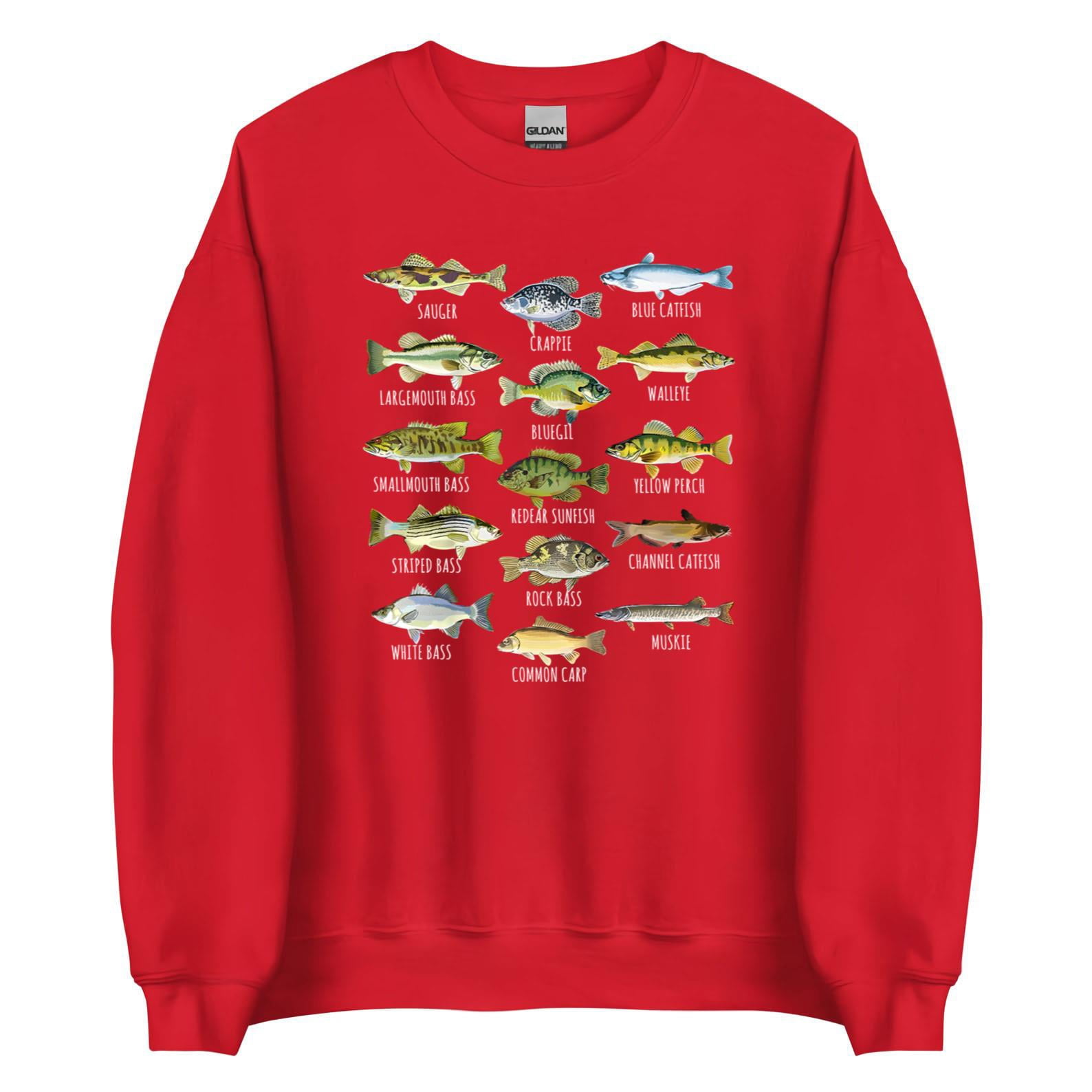 Fish Species Biology Types Of Freshwater Fish Fishing Gift Unisex T ...