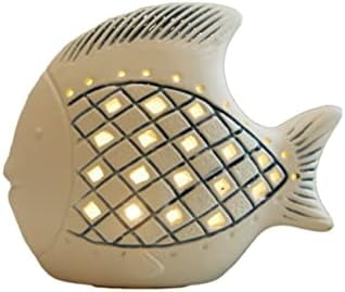 Fish Statue Sculpture Ocean Decor Gifts Modern Figurine Ceramic Arts ...