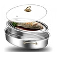 Fish Steamer Pot for Cooking: 304 Stainless Steel Stock Pot Cooking ...