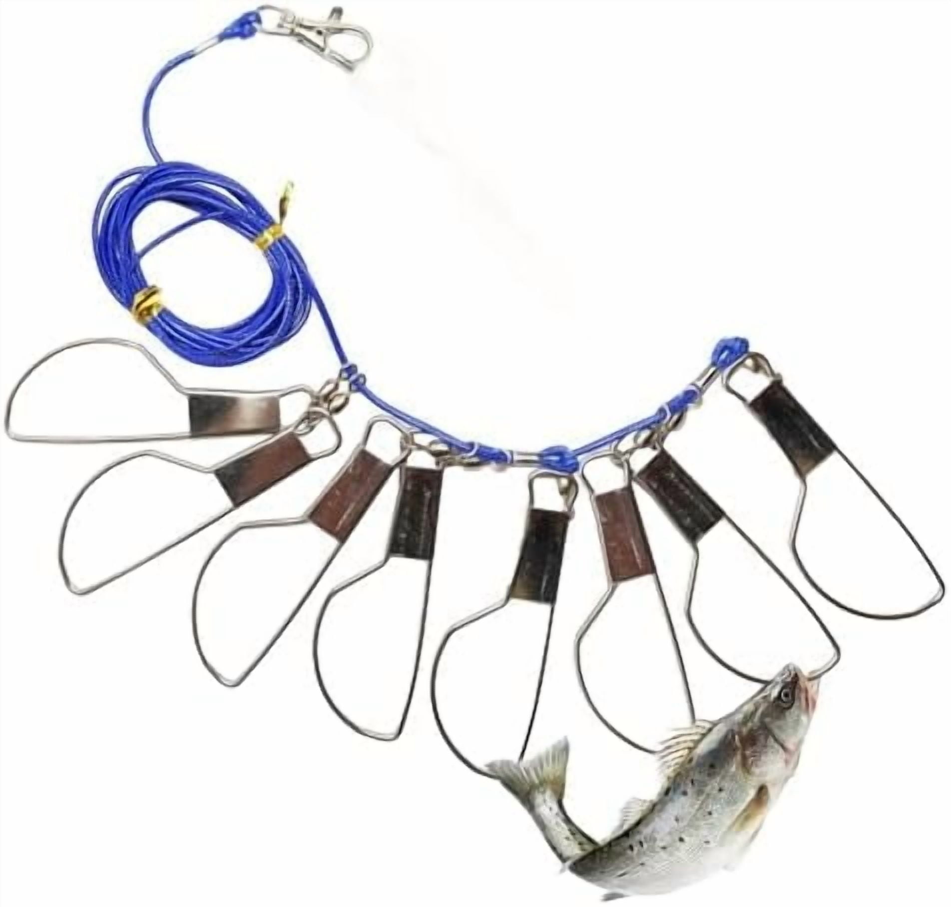 Fish Stringer，Fishing Stringer Set, 16ft Fish Holder Rope with 8 ...