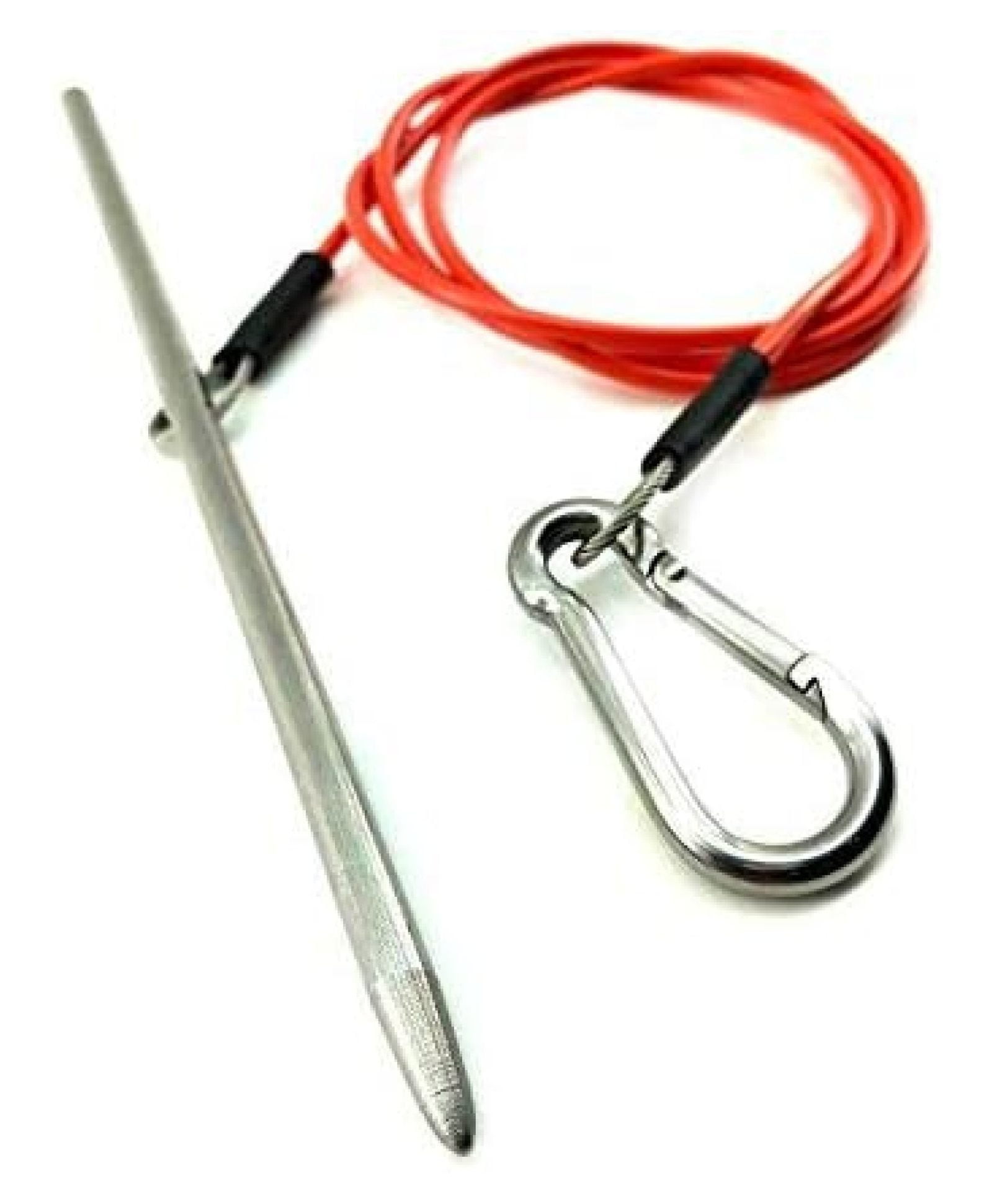 Fish Stringer for Spearfishing with Coated Stainless Steel Cable and ...