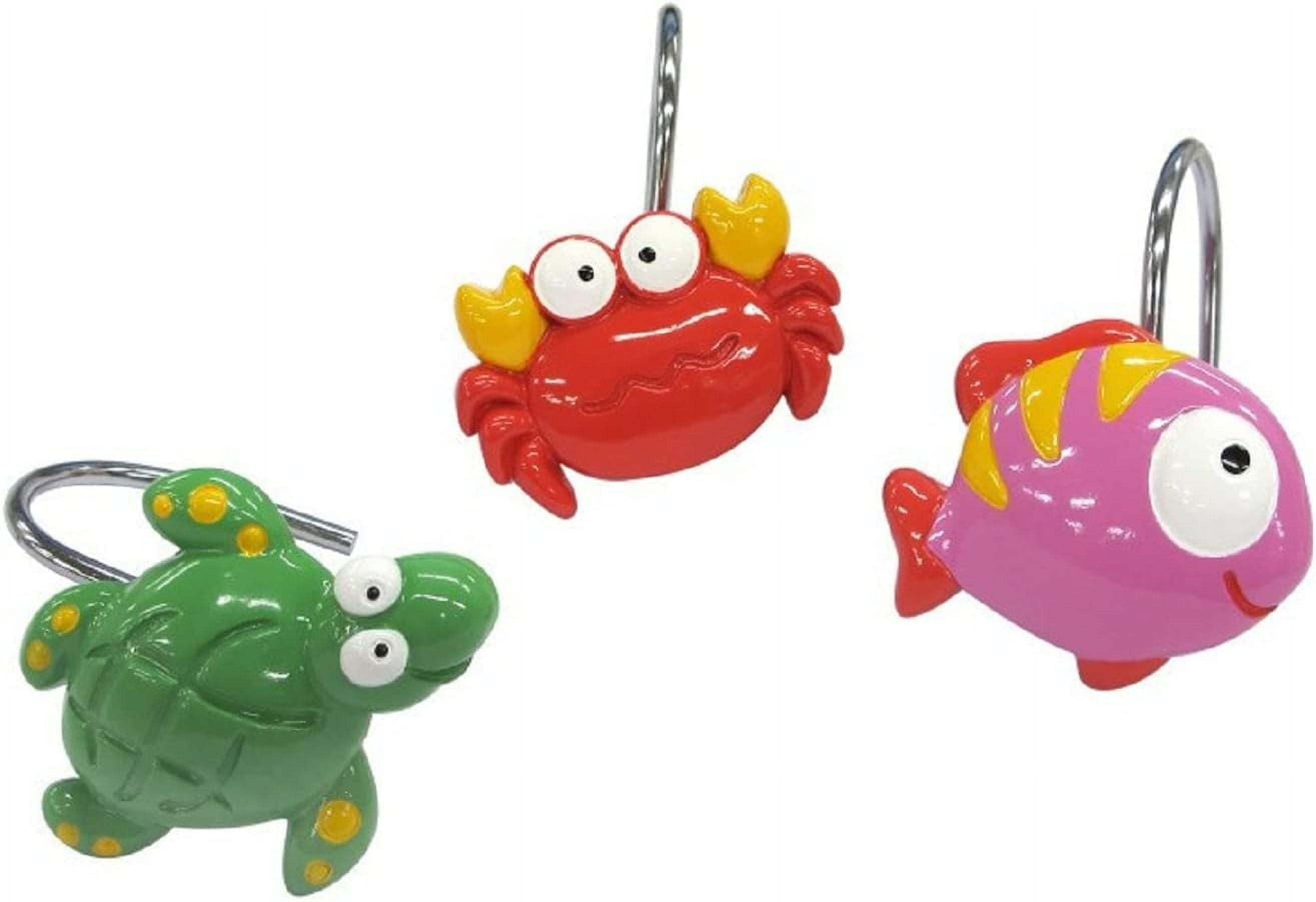 Fish Tails 12-Piece Resin Shower Hook Set - Walmart.com