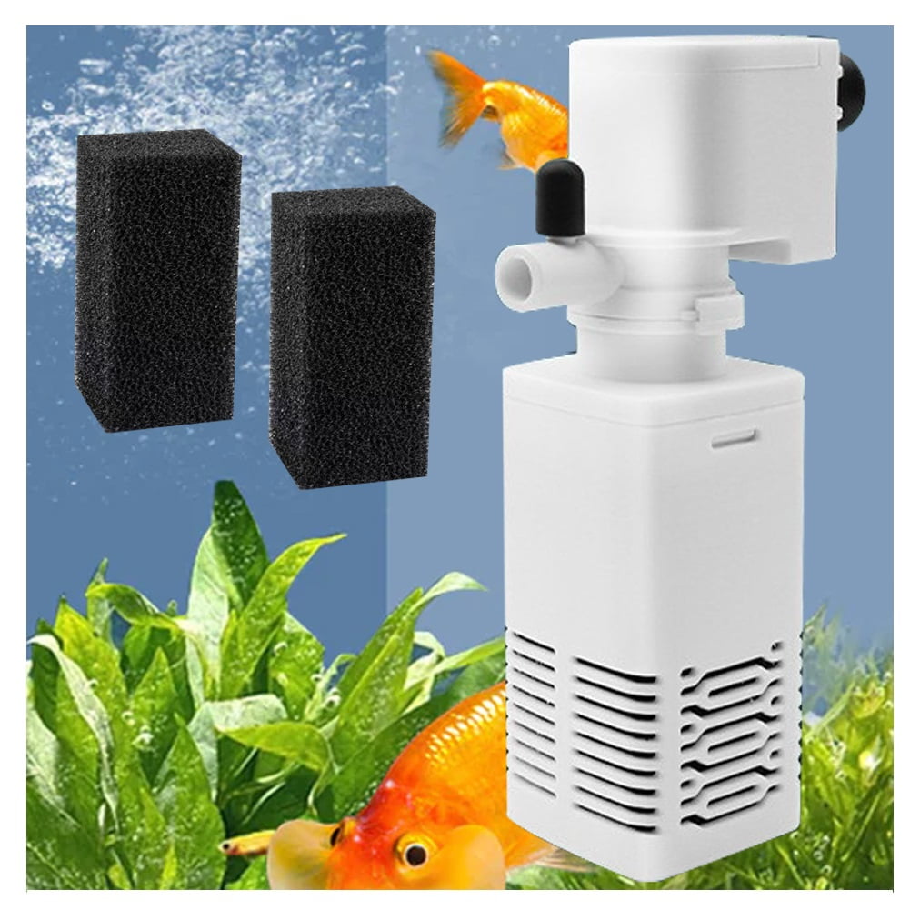 Fish Tank 3-in-1 Filter - Filtration, Oxygenation & Water Pumping ...
