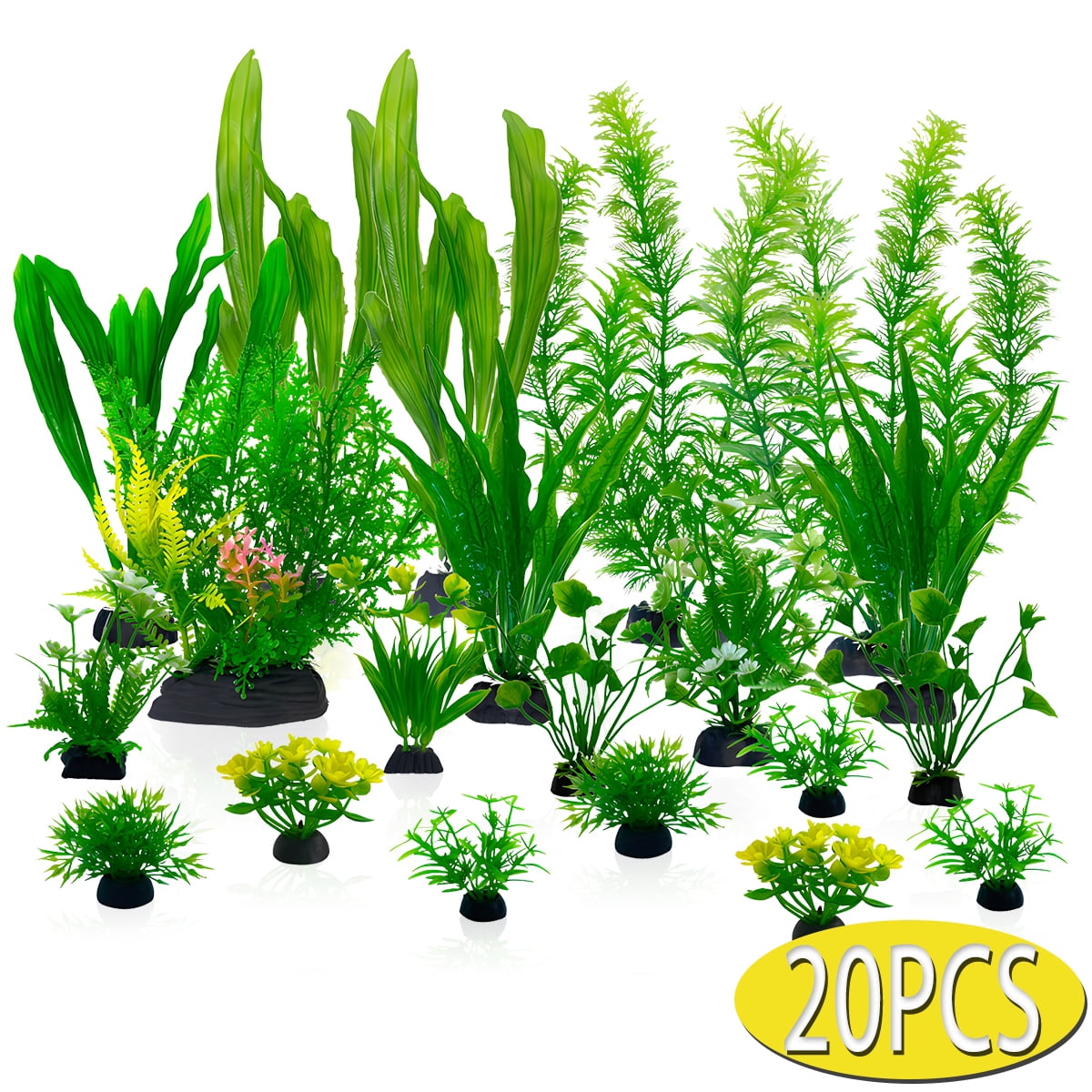 Fish Tank Accessories Aquarium Plants Artificial Plants for Household ...