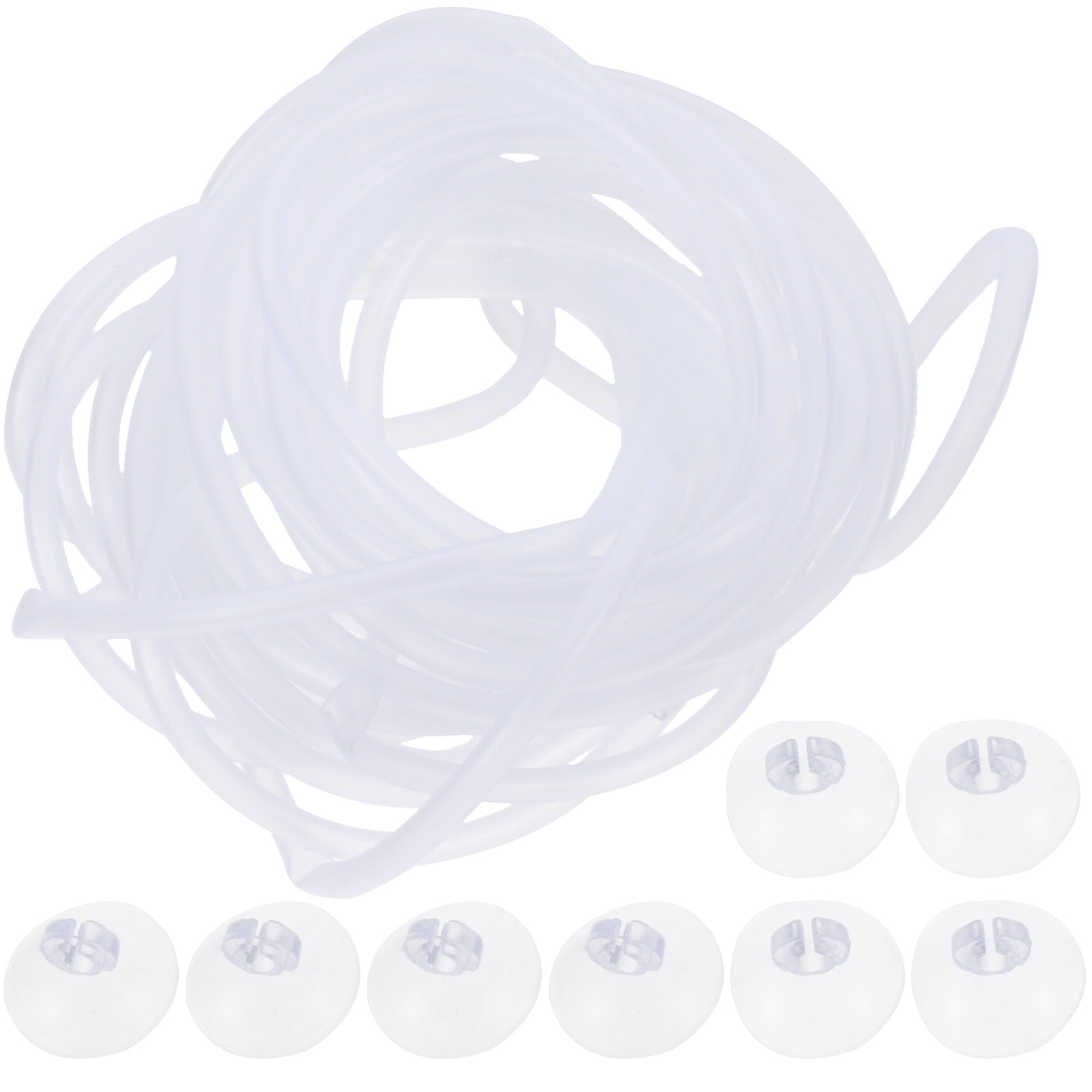 Fish Tank Air Pipe Tubing Airline for Airpump Suction Cups Aquarium ...