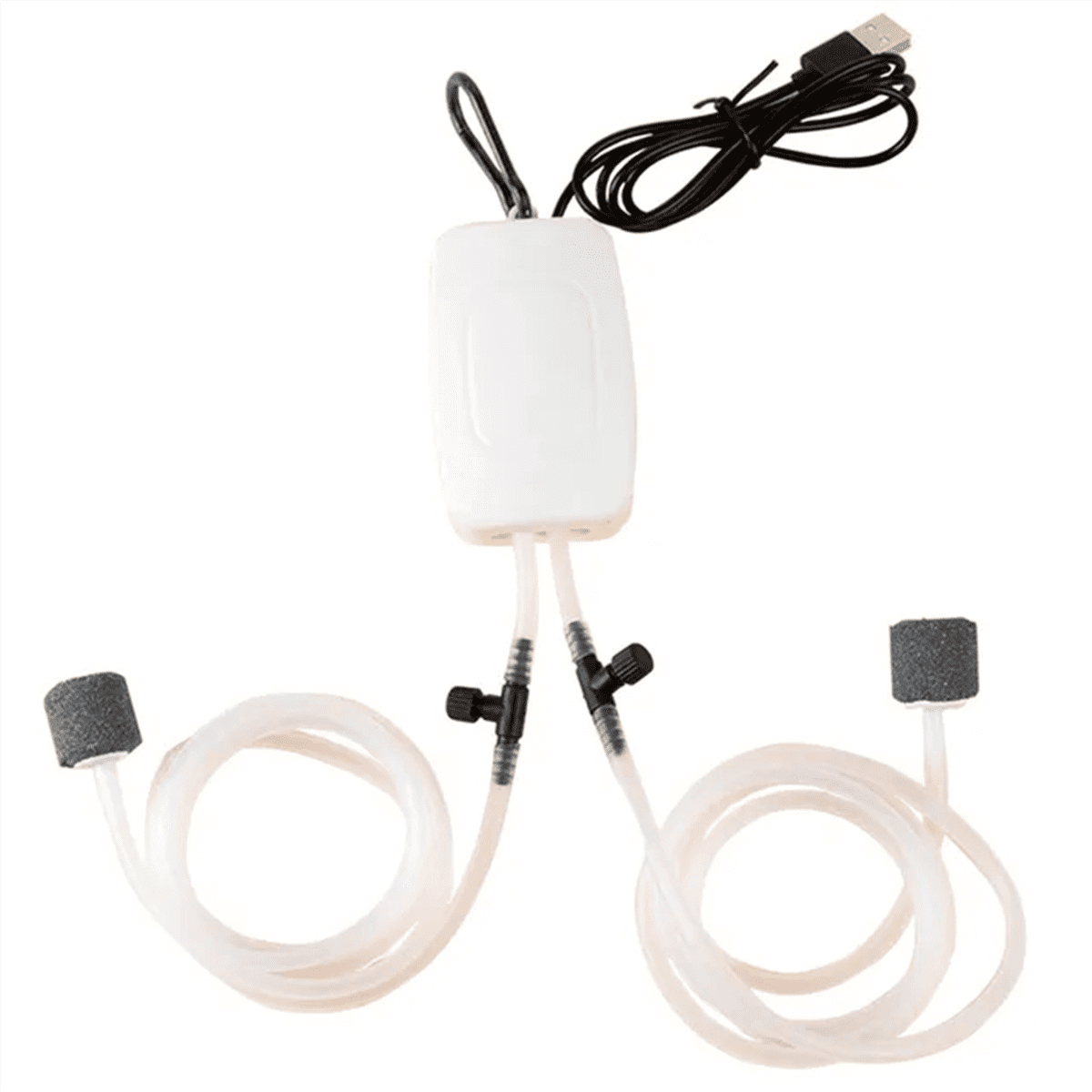 Fish Tank Air Pump USB Powered Aerator Aquarium Accessories Adjustable ...