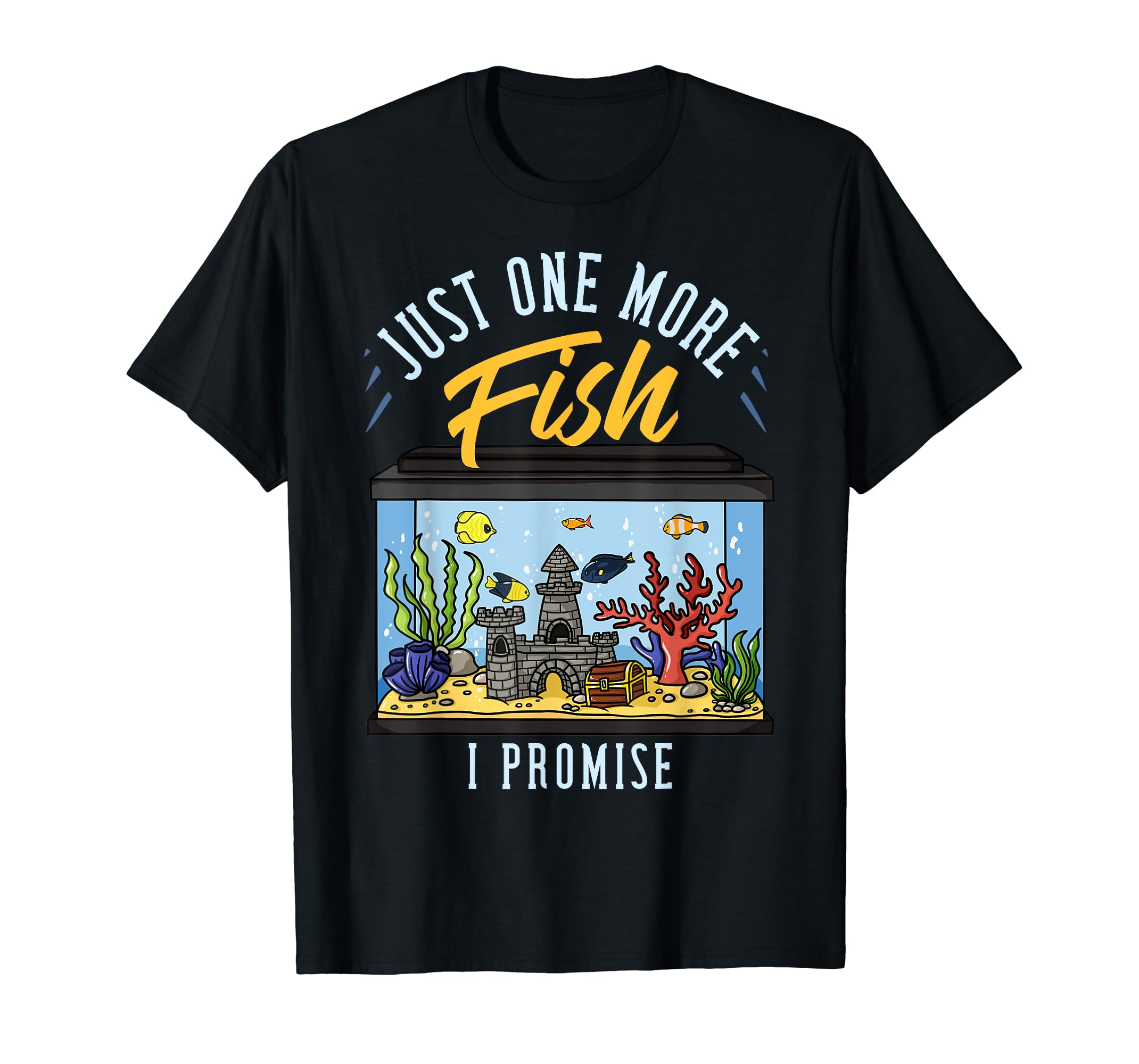 Fish Tank Aquarium Gift Saltwater Aquascaping T-Shirt - Walmart.com