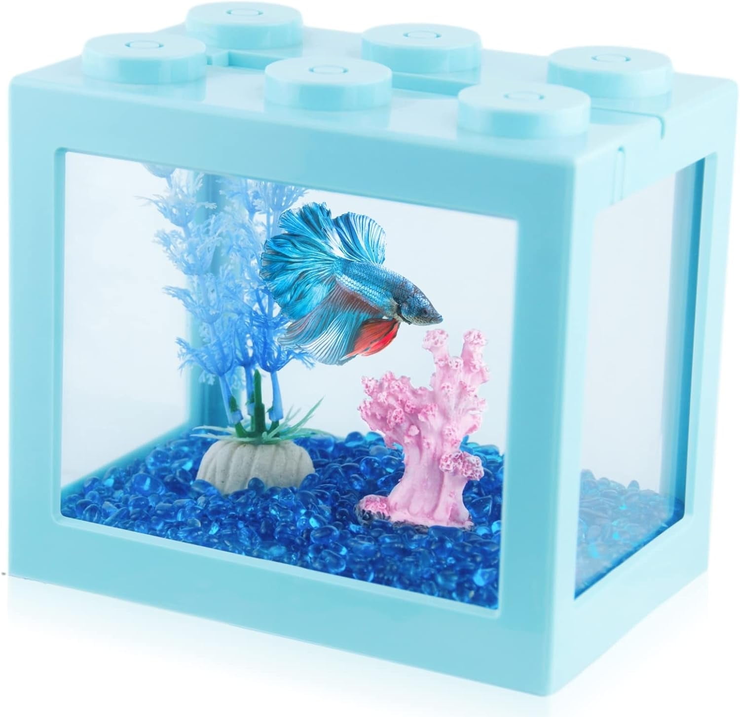 Fish Tank, Aquarium Tank, Stackable Mini Fish Tank Aquarium Tank Kit, 3 ...