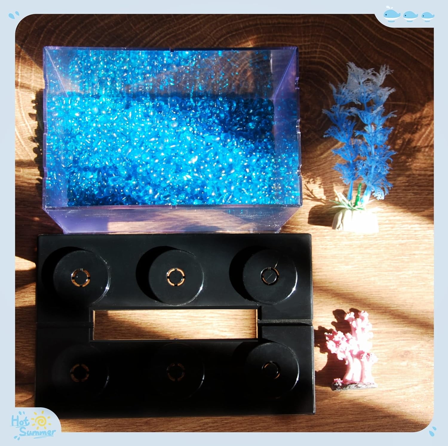 Fish Tank, Aquarium Tank, Stackable Mini Fish Tank Aquarium Tank Kit, 3 ...