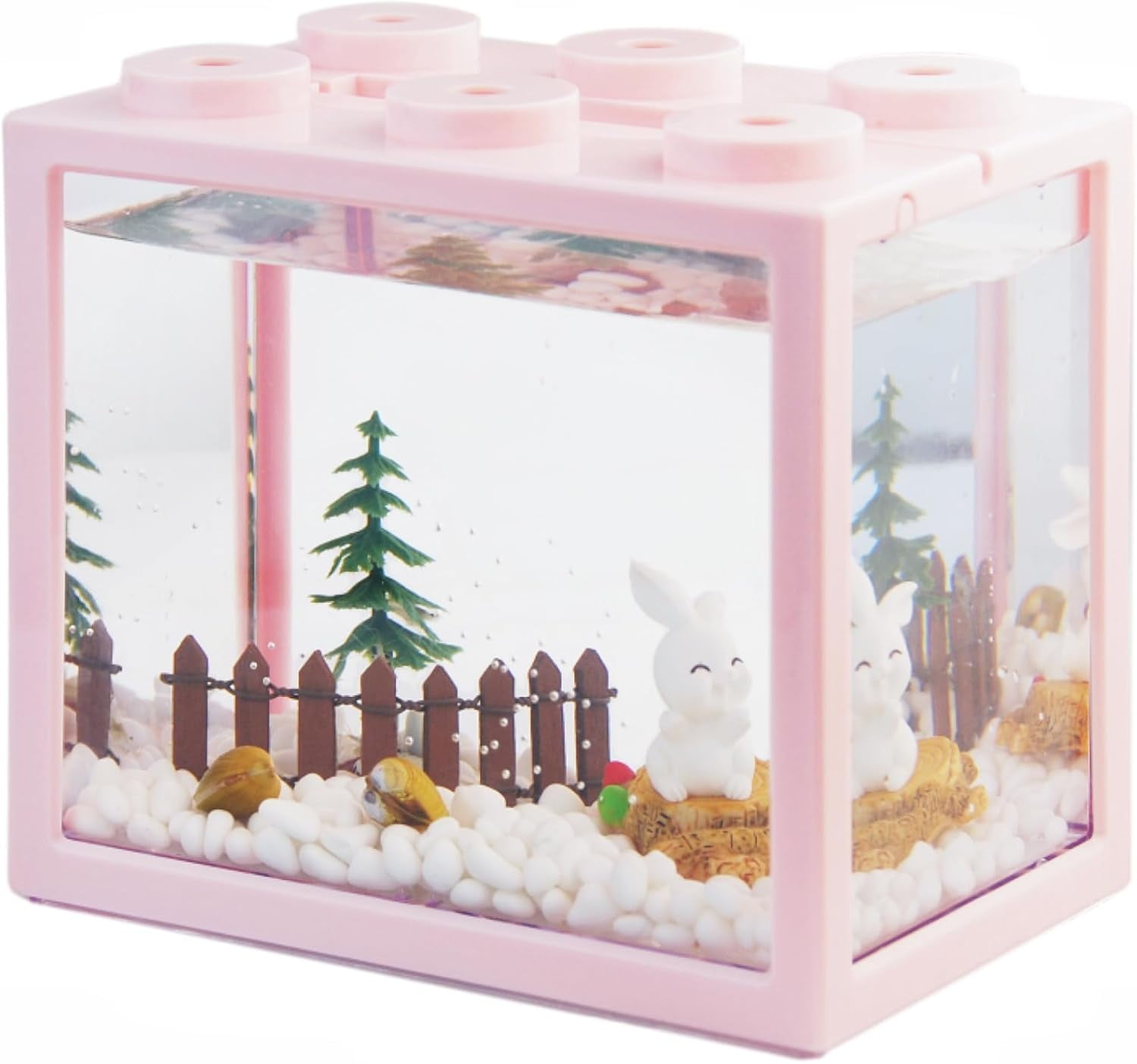 Fish Tank for Betta Fish, Stackable Mini Fish Tank Aquarium Tank Kit, 0 ...