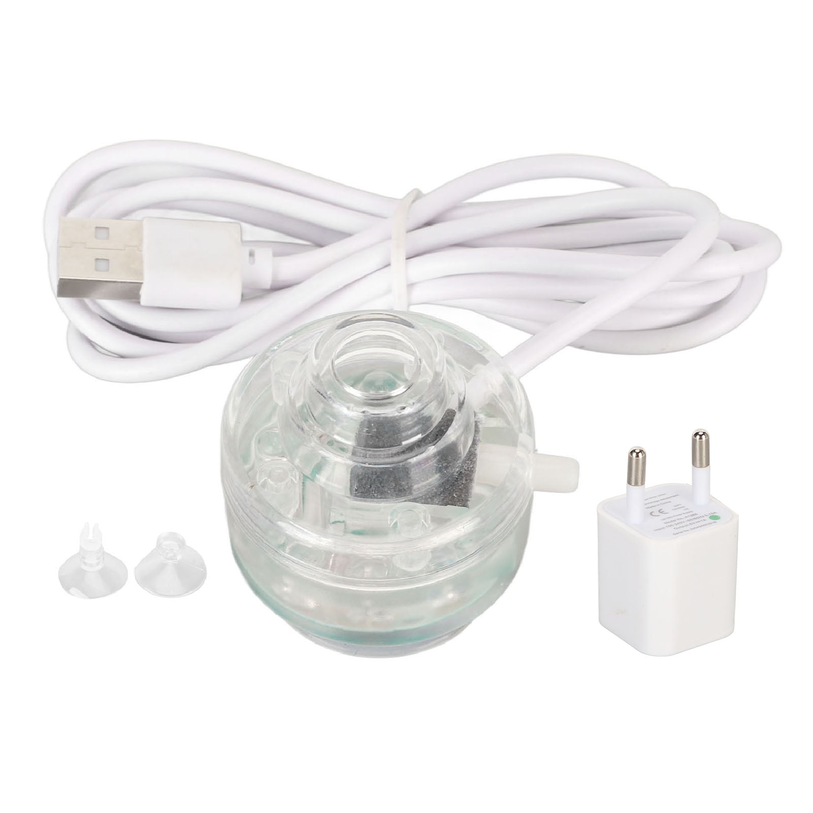 Fish Tank Bubbler Light Colorful Gradient Decorative Submersible LED ...