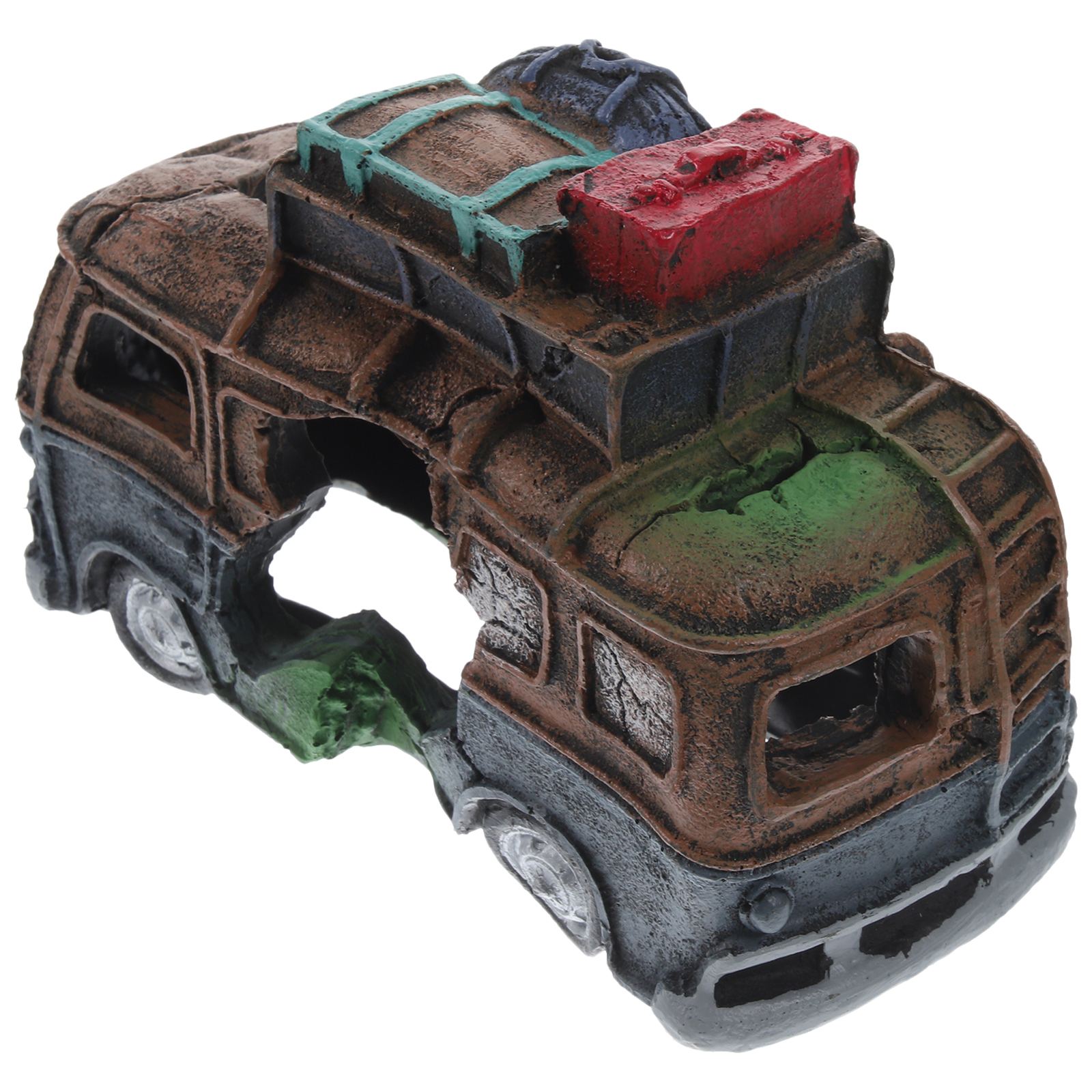 Fish Tank Cave Turtle Tank Hiding Cave Bus Shape Fish Tank Hiding ...