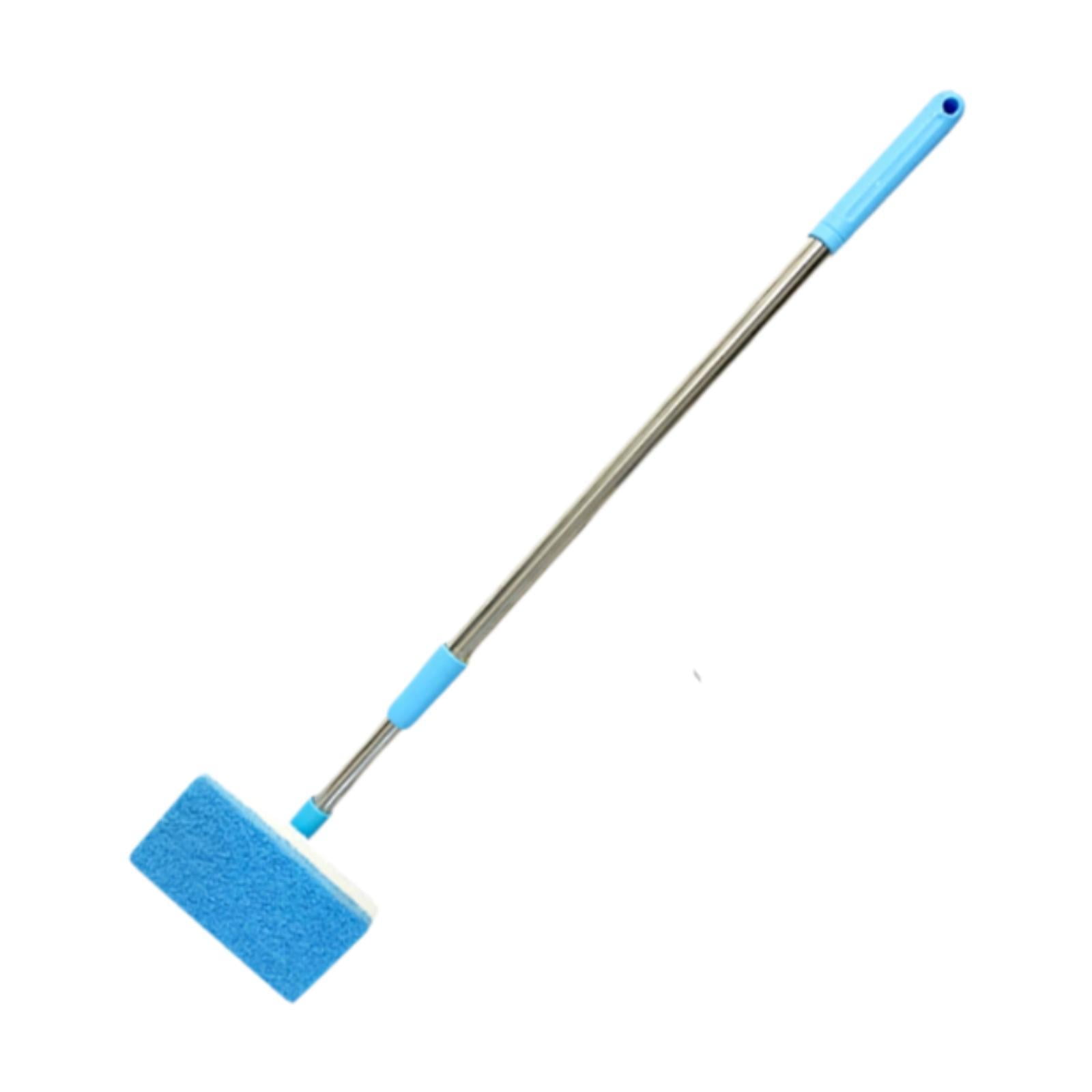 Fish Tank Cleaning Brush Aquarium Scrubber Adjustable Metal Rod Sponge ...