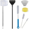 Fish Tank Cleaning Kit: Algae Scraper for Aquariums Glass Scrubber ...