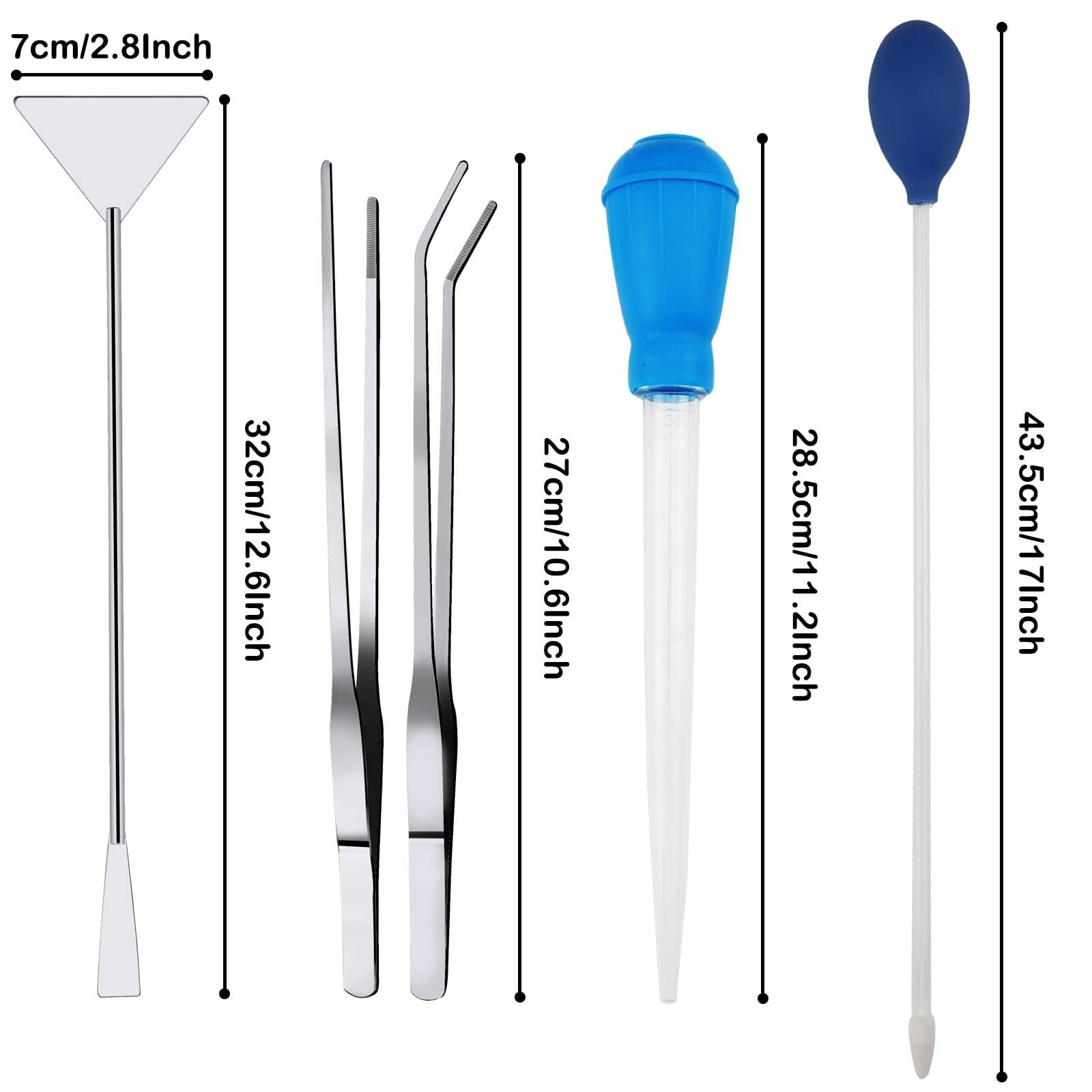 Fish Tank Cleaning Tools 8 in1 Aquarium Feeder Tools Kit Aquarium ...