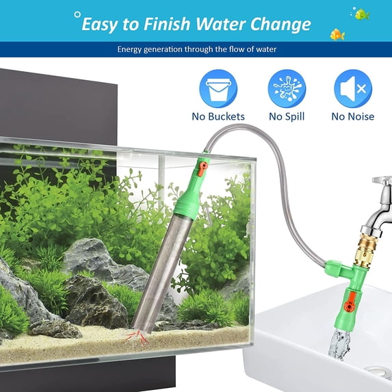 Fish Tank Cleaning Tools, Aquarium Water Changer Kit, Siphon Fish Tank ...