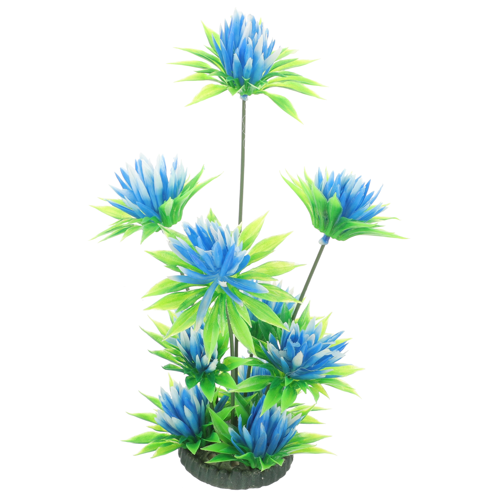 Fish Tank Decor Pond Simulated Lotus Ornaments Fake Planta Realistic ...