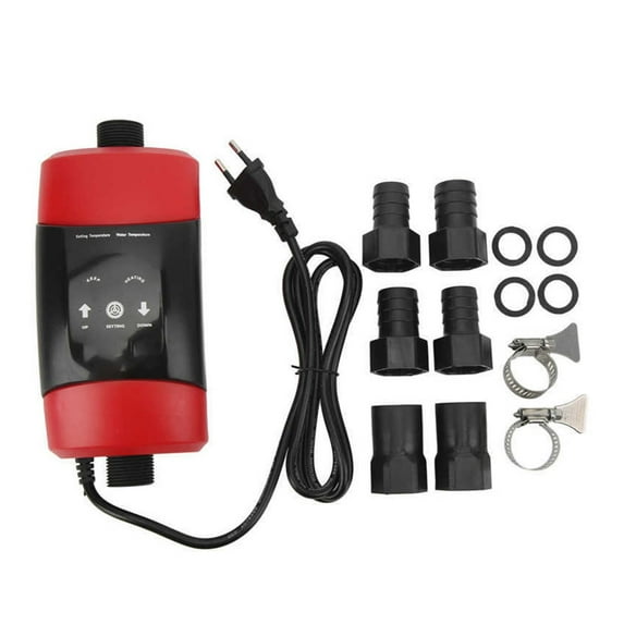 Fish Tank External Heating Rods Safe Waterproof LED Display Prevent ...