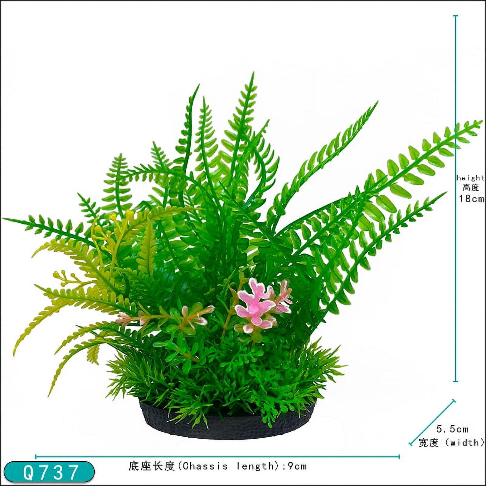 Fish Tank Fake Plant Model Simulation Plant Decoration Aquarium ...