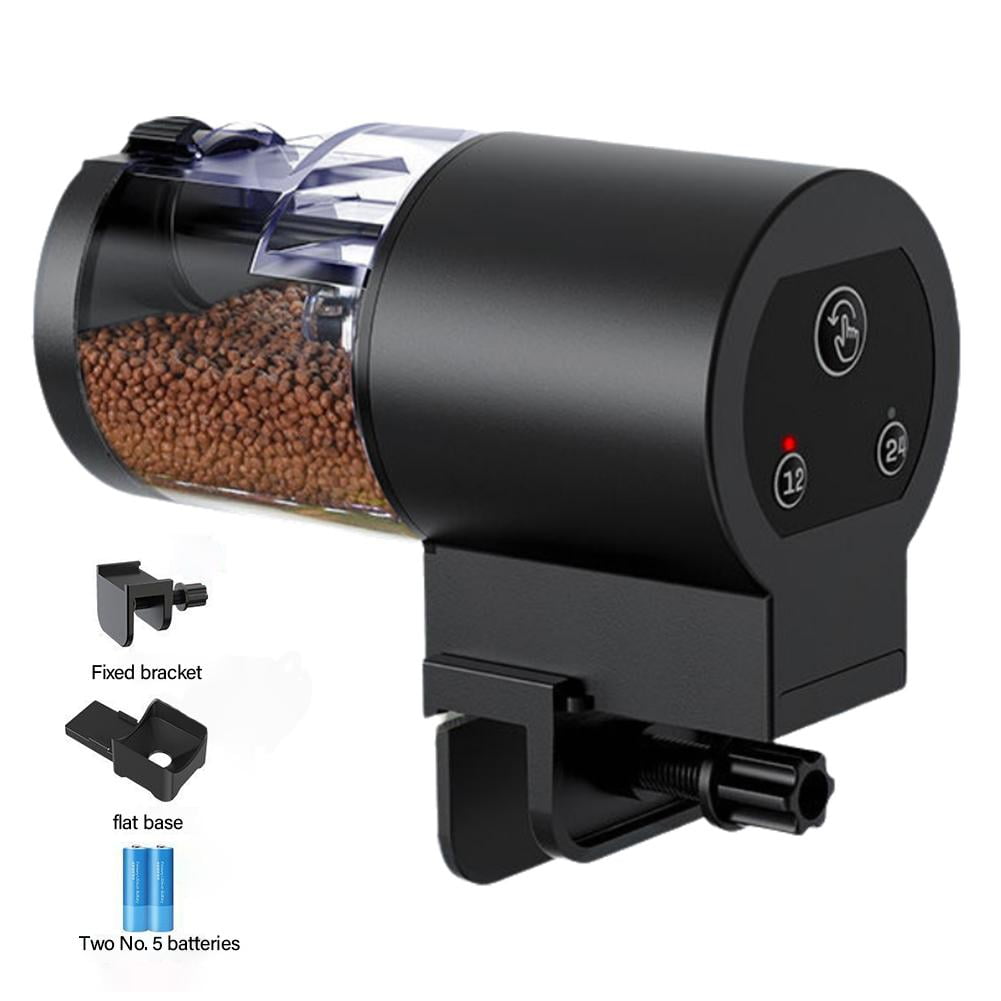 Fish Tank Feeder 12/24 Hours Automatically Feed Fish Food AU09 ...