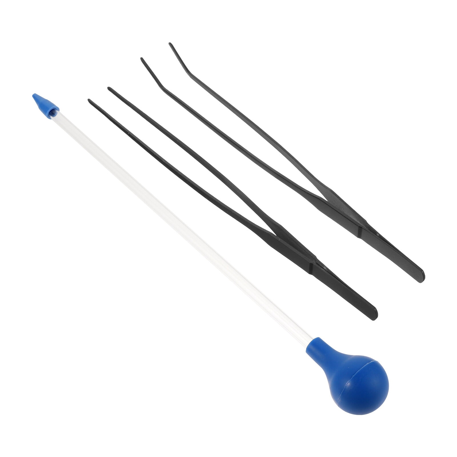 Fish Tank Feeder Pipette Dropper Tool Coral Tweezers Spot Cleaner ...