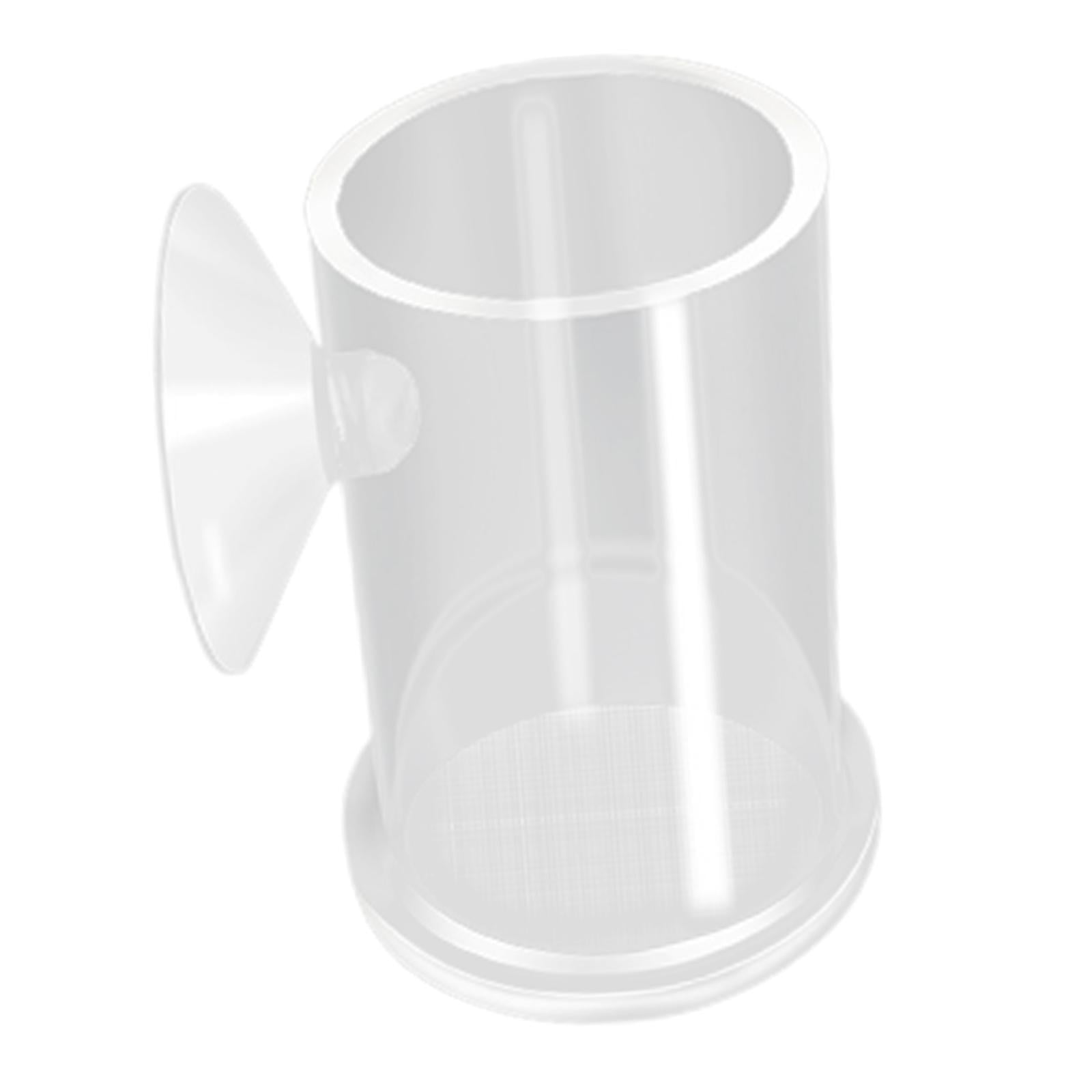 Fish Tank Feeding Cup, Aquarium Fish Feeder, Transparent Acrylic ...