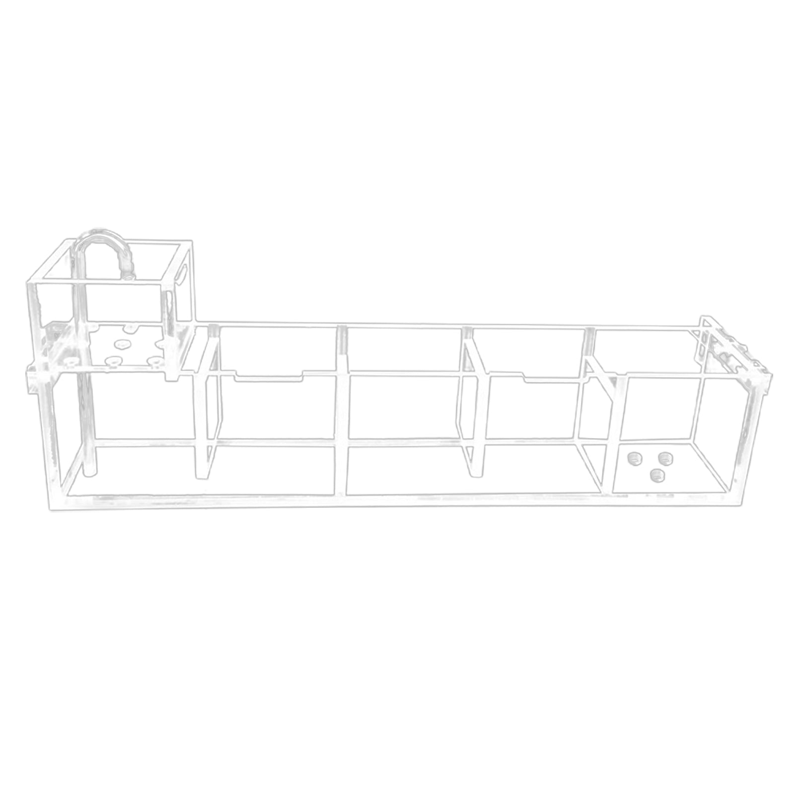Fish Tank Filter High Transparency 3 In 1 Round Outlet Wet Dry ...
