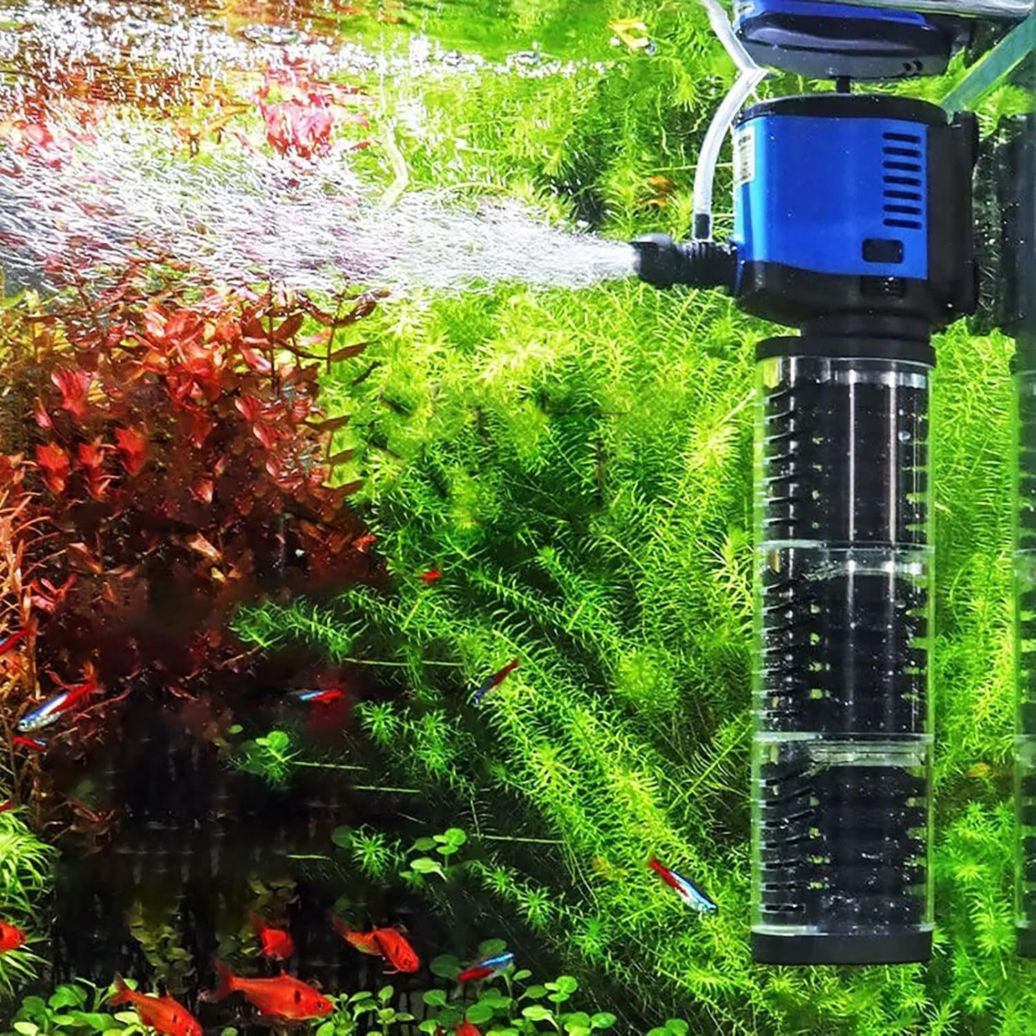 Fish Tank Filter Powerful 400GPH for 75-200 Gallon Large Aquarium Small ...