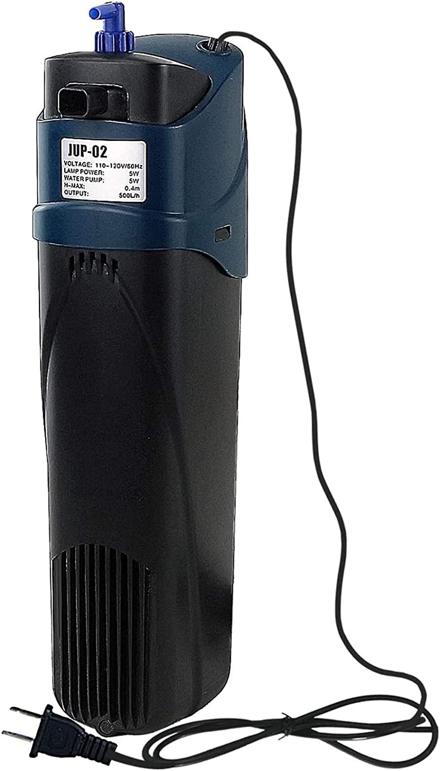 Fish Tank Filter Sun JUP-02 Aquarium Green Clean Submersible Machine ...