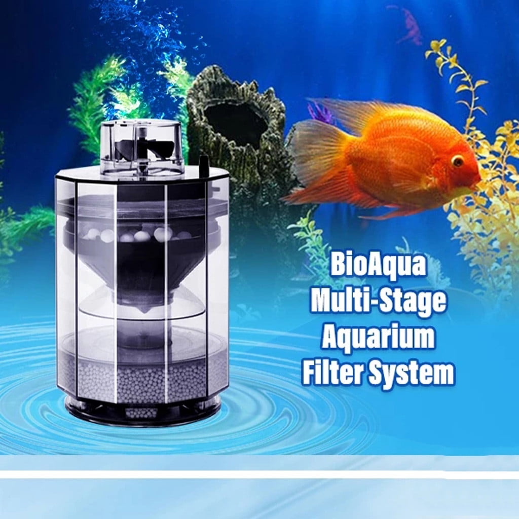 Fish Tank Filters Green Water Cleaning Filter with Timer, Mode ...